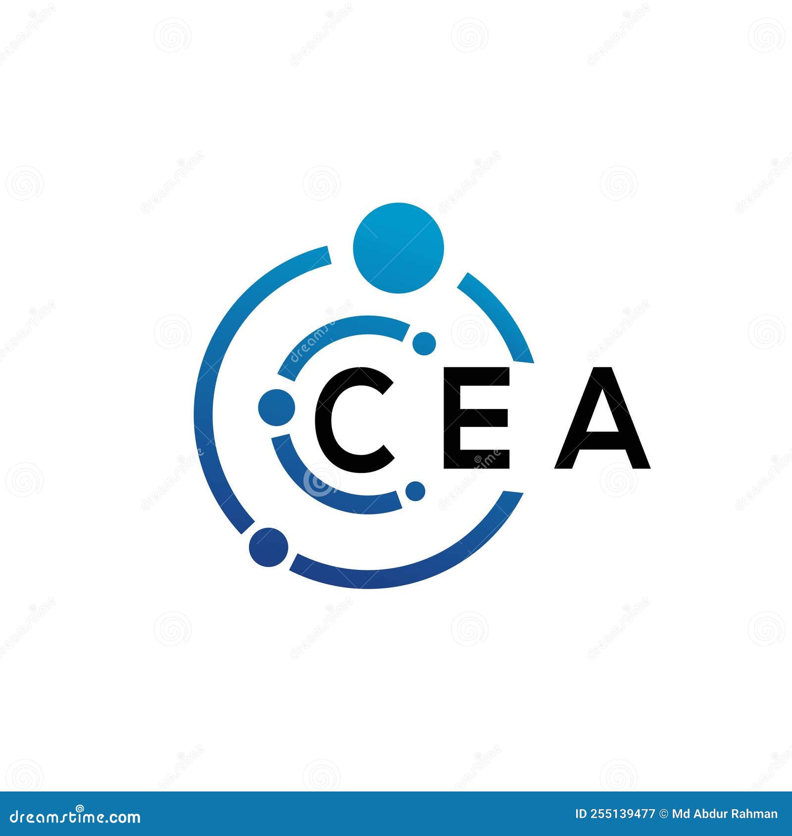 CEA Letter Logo Design on White Background. CEA Creative Initials ...