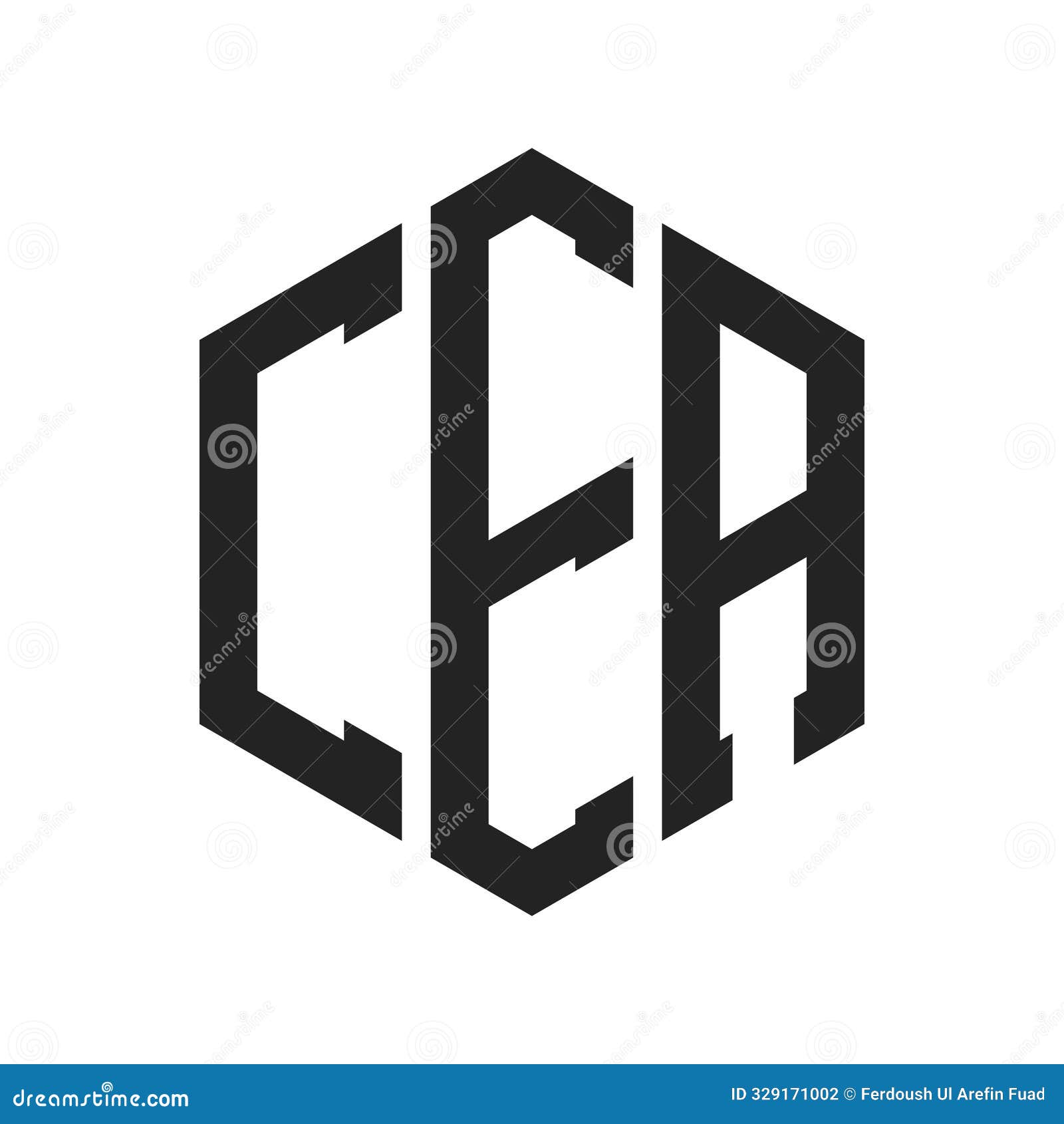 CEA Logo Design. Initial Letter CEA Monogram Logo Using Hexagon Shape ...