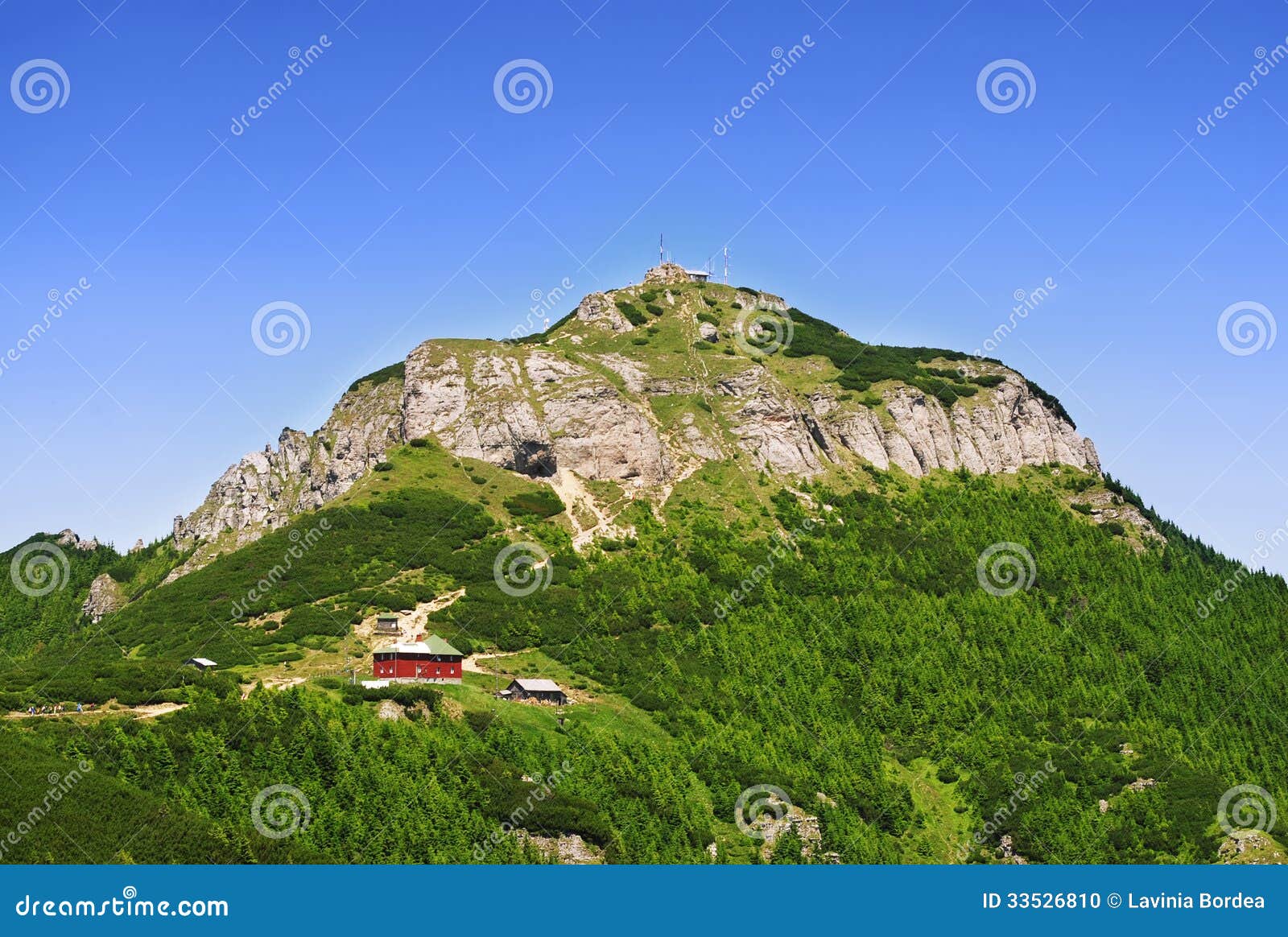 Ceahlau landscape stock photo. Image of mountaineering - 33526810