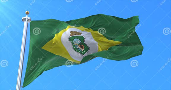 Ceara state flag, Brazil stock illustration. Illustration of american ...