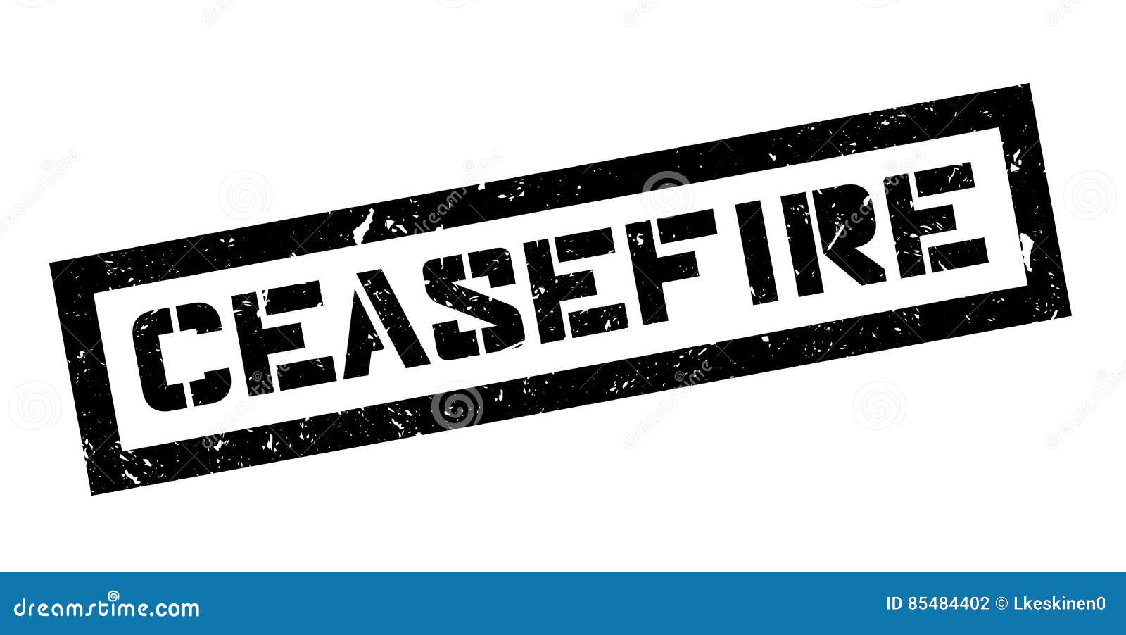 Ceasefire rubber stamp stock vector. Illustration of fight - 85484402