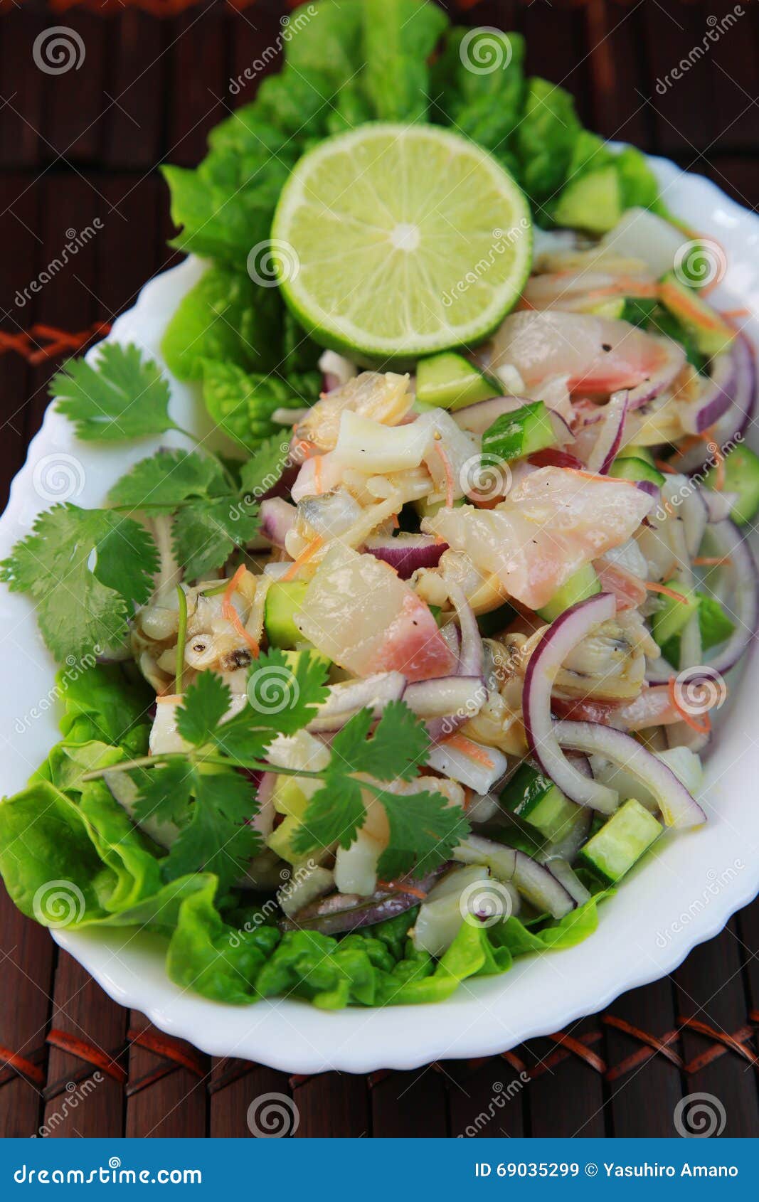 Cebiche stock image. Image of american, products, fishery - 69035299