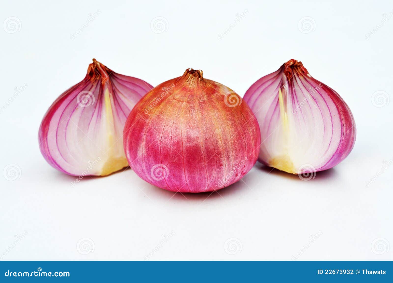 Cebola Cor-de-rosa E Salsa Fresca Isoladas Foto de Stock - Imagem de ...