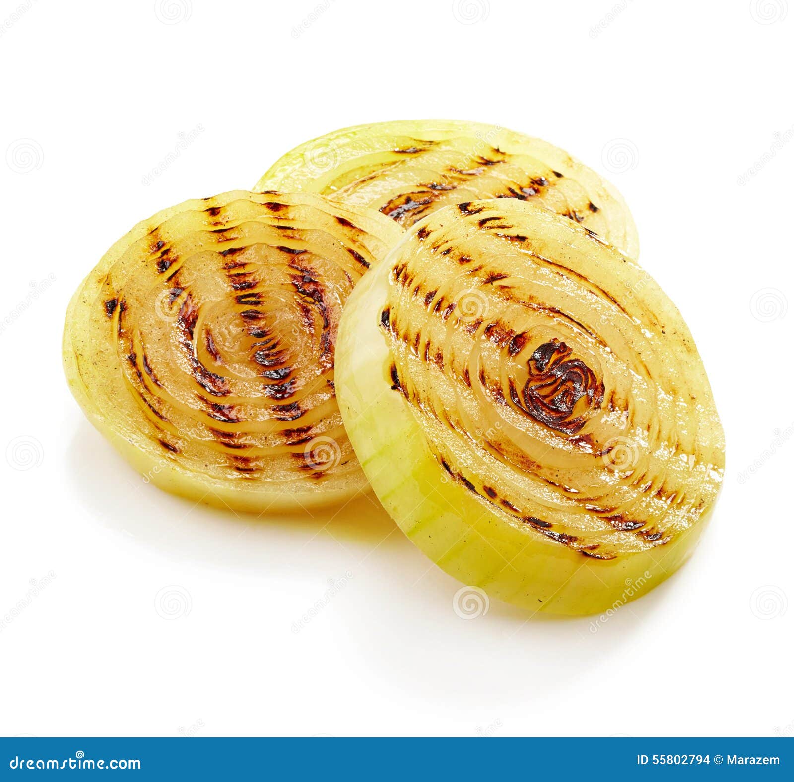 Cebollas Asadas a La Parilla Foto de archivo - Imagen de componente ...