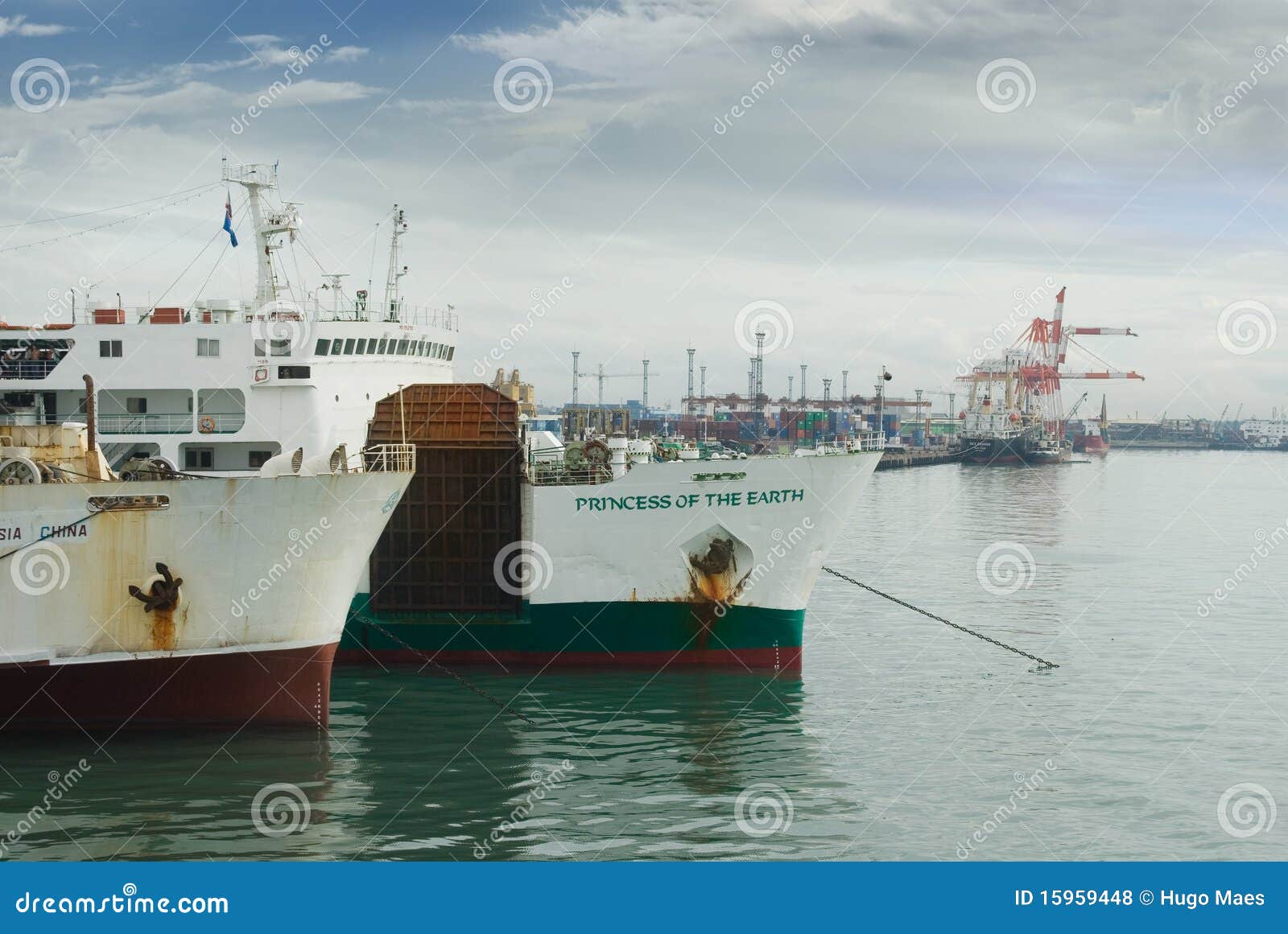 Cebu City Philippines Container Port Editorial Stock Photo - Image of ...