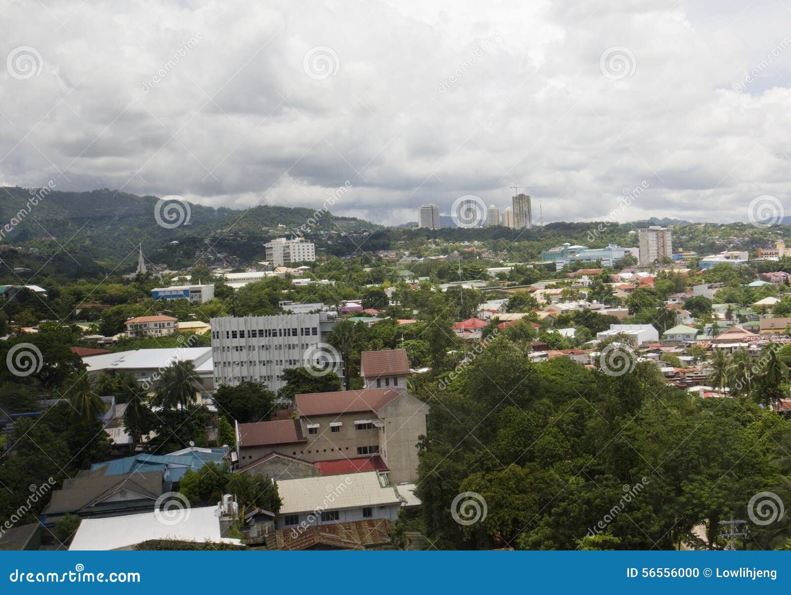 Cebu city skyline editorial image. Image of dreary, daylight - 56556000
