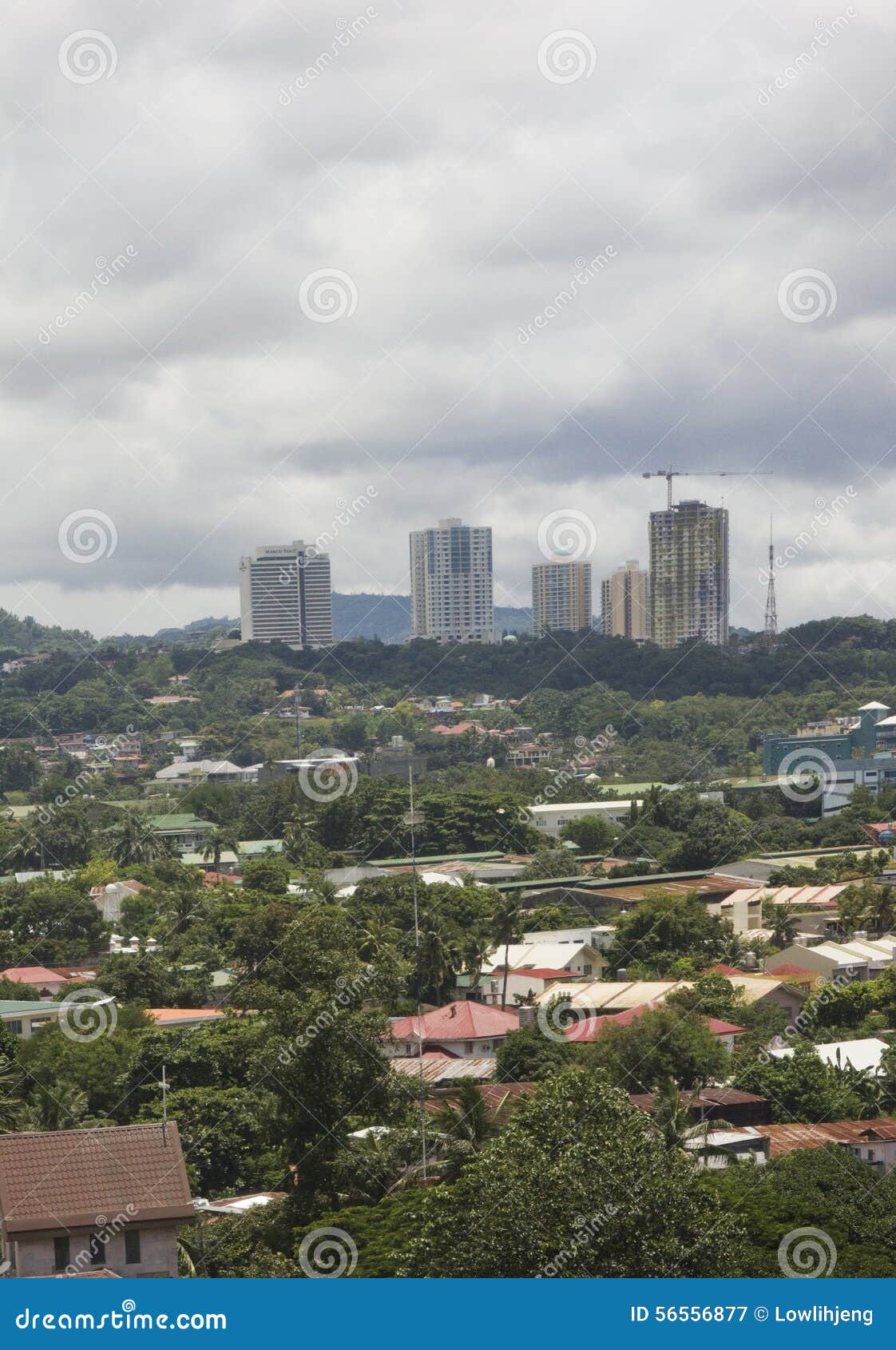 Cebu city skyline editorial photography. Image of cebu - 56556877