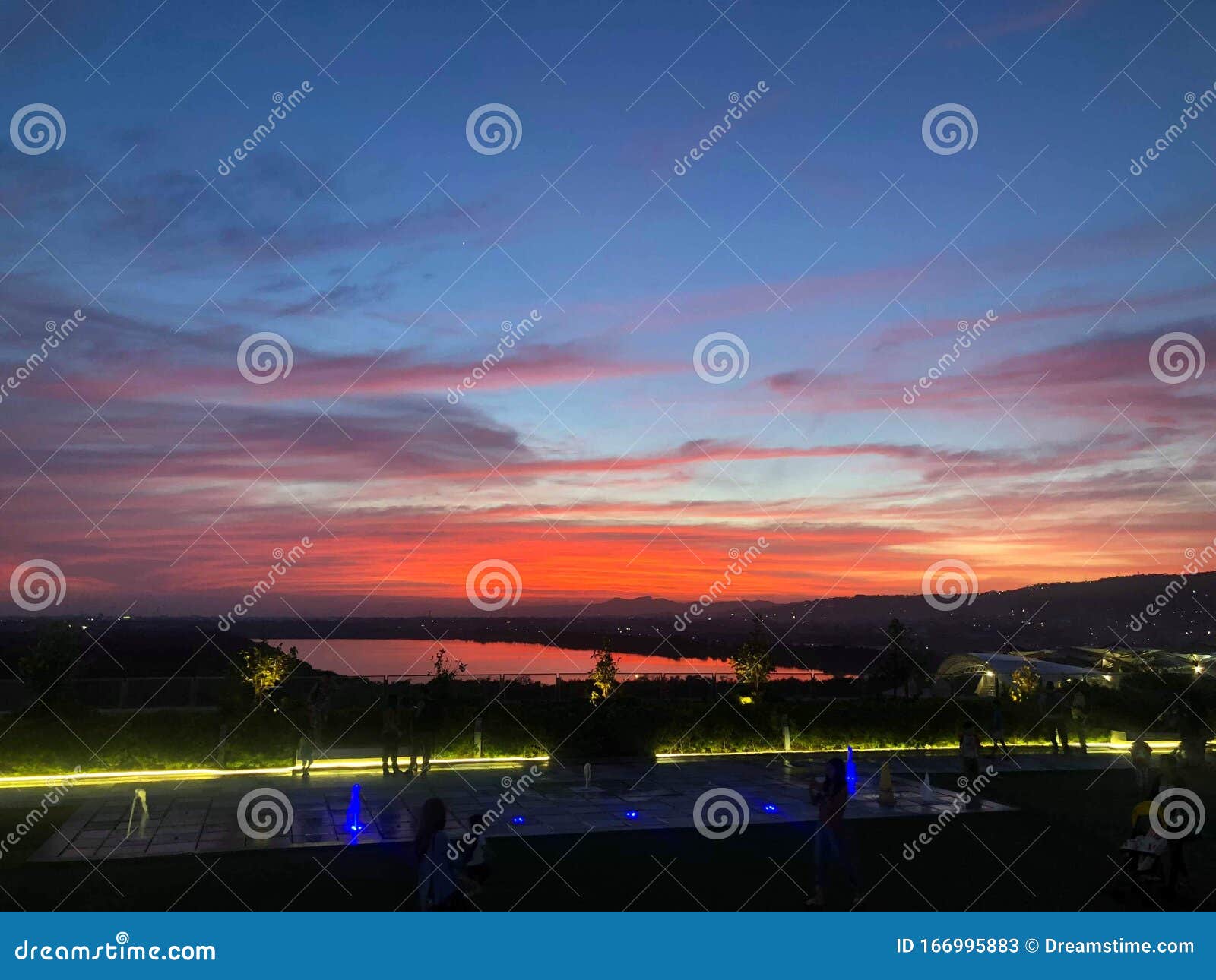 Cebu City stock image. Image of sunset, city, view, nature - 166995883