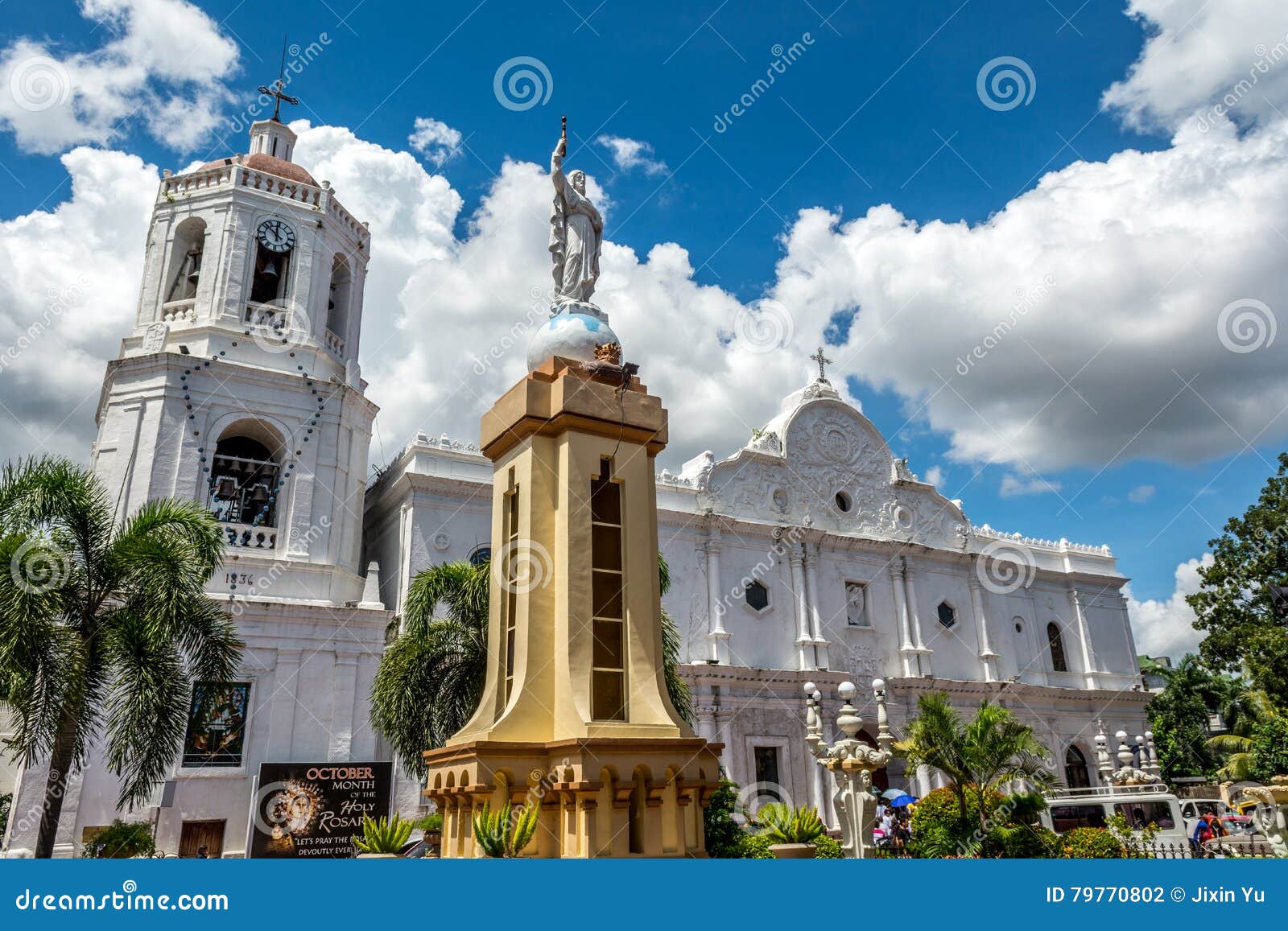 Cebu Metropolitan Cathedral Stock Photo - Image of traditional, travel ...
