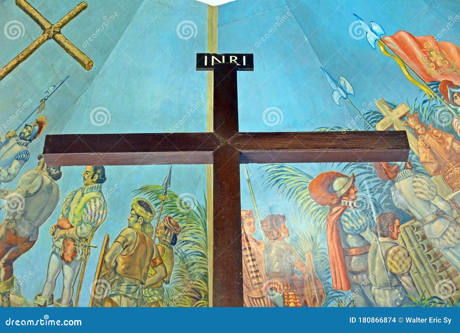 Magellan S Cross in Cebu, Philippines Editorial Stock Image - Image of ...