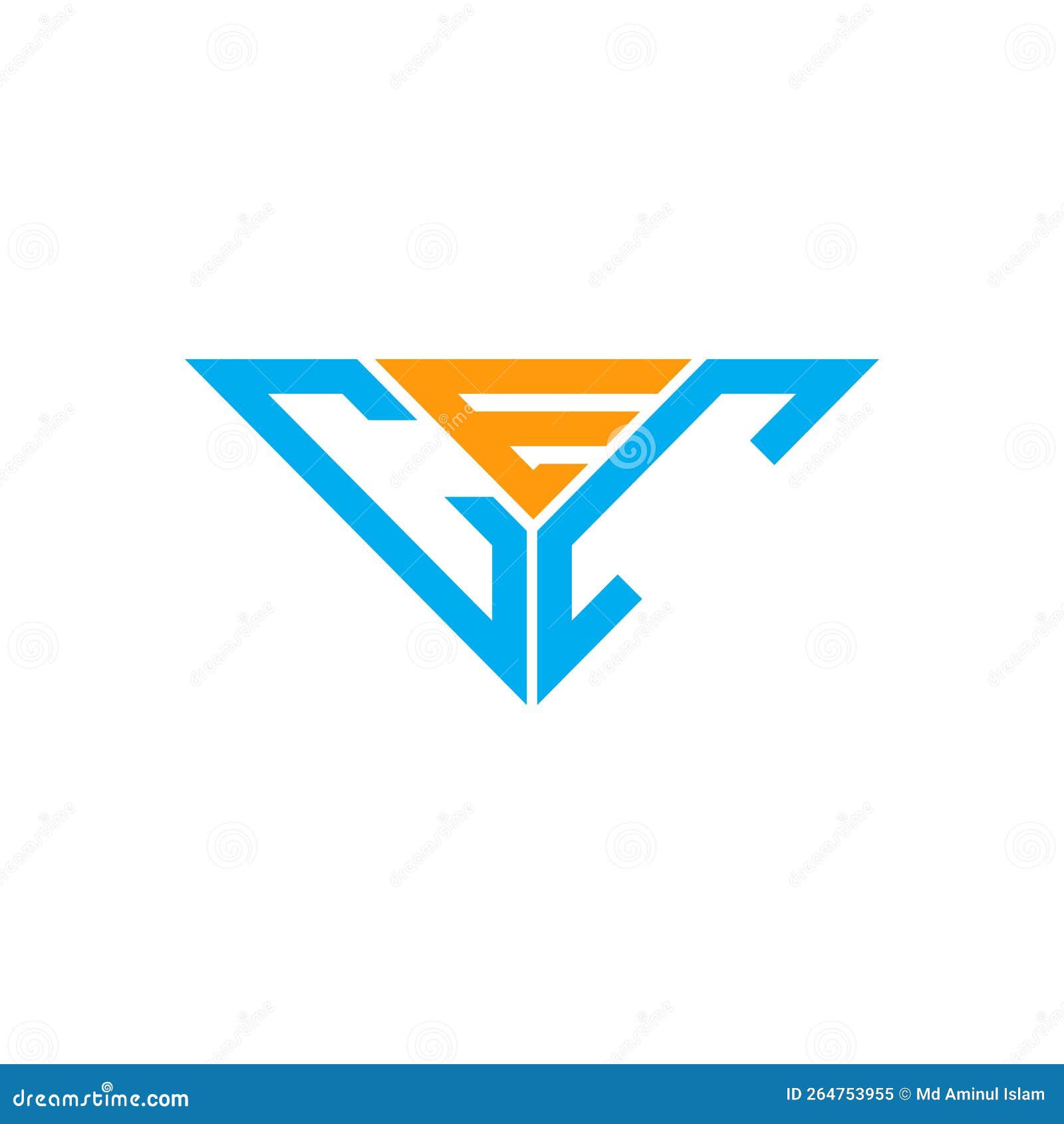 CEC Letter Logo Creative Design with Vector Graphic, Stock Vector ...