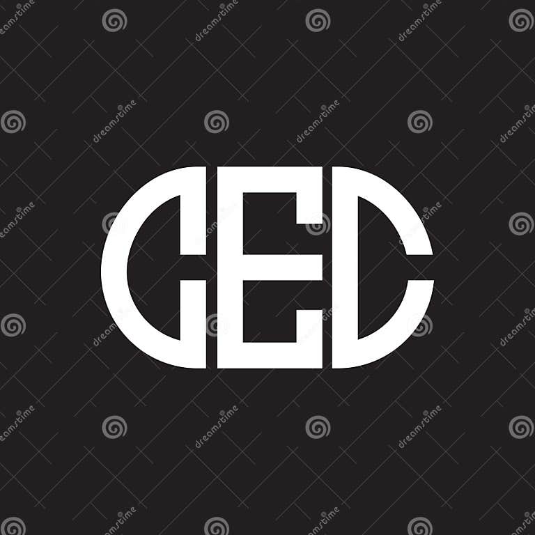 CEC Letter Logo Design on Black Background. CEC Creative Initials ...
