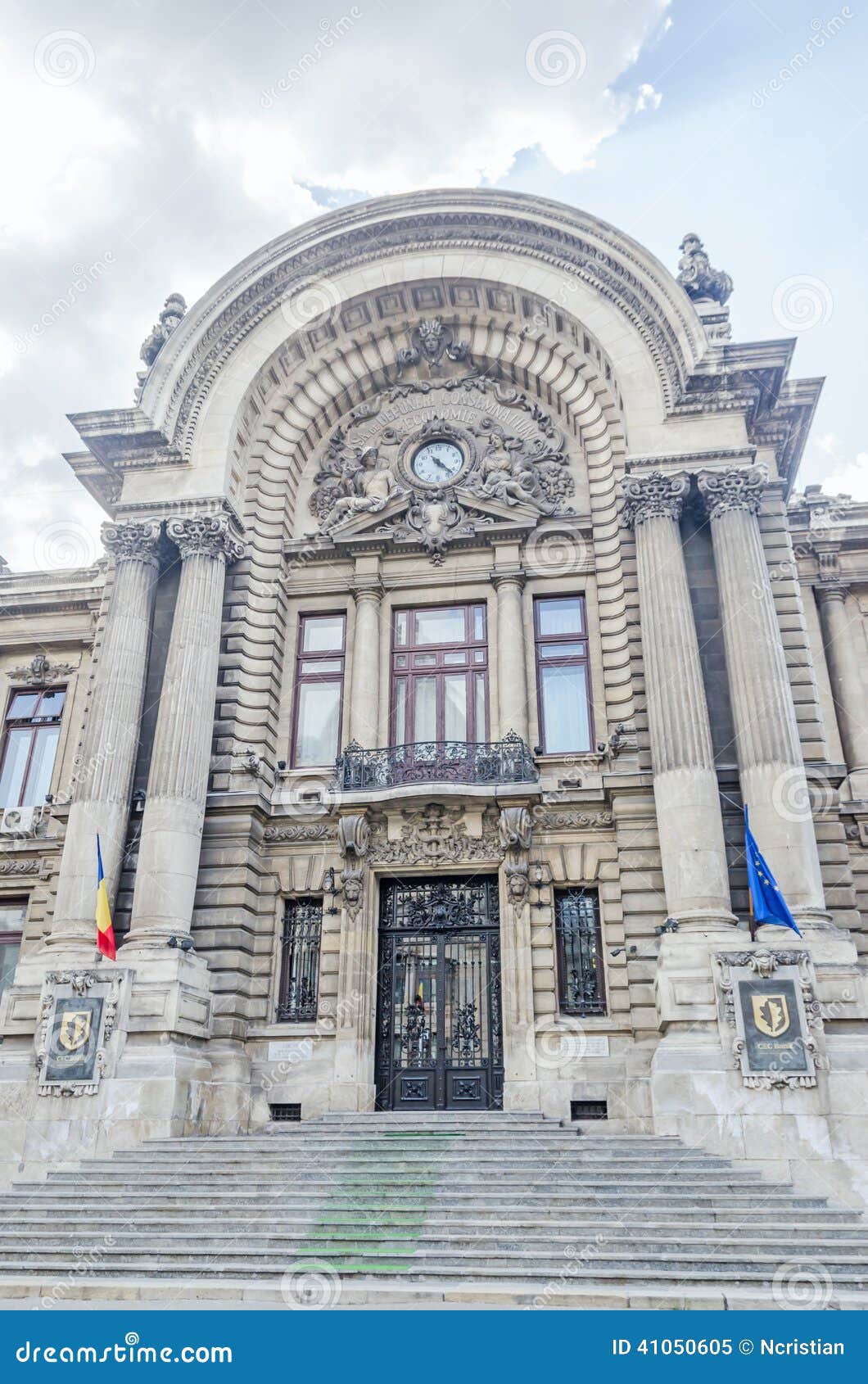 The CEC Palace. Palatul CEC. Editorial Image - Image of romania, town ...