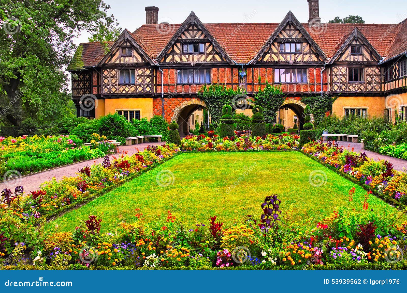 Cecilienhof Palace in Germany Stock Photo - Image of potsdam ...