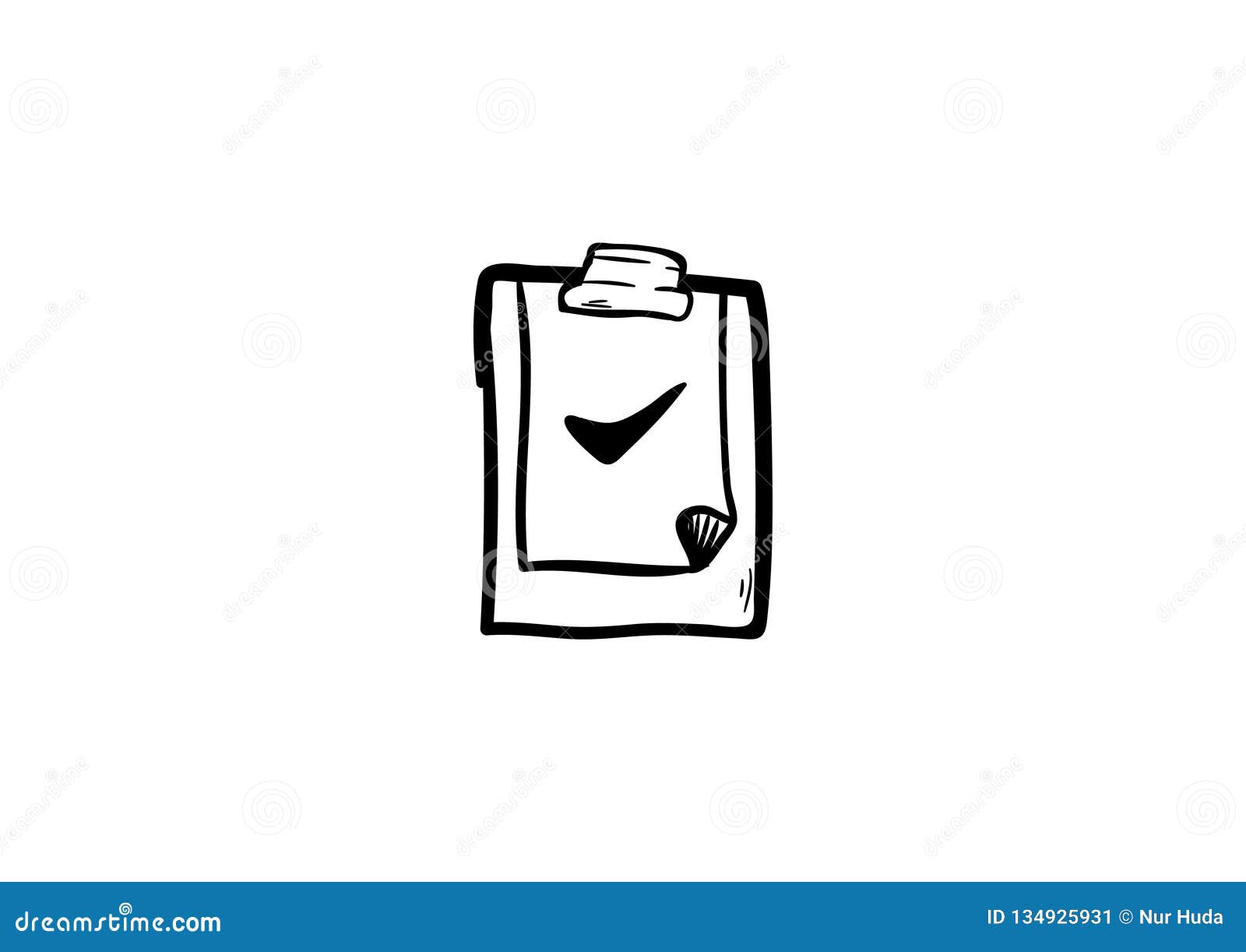 Checklist Doodle Vector Set. Hand Drawn Sketch Style | CartoonDealer ...