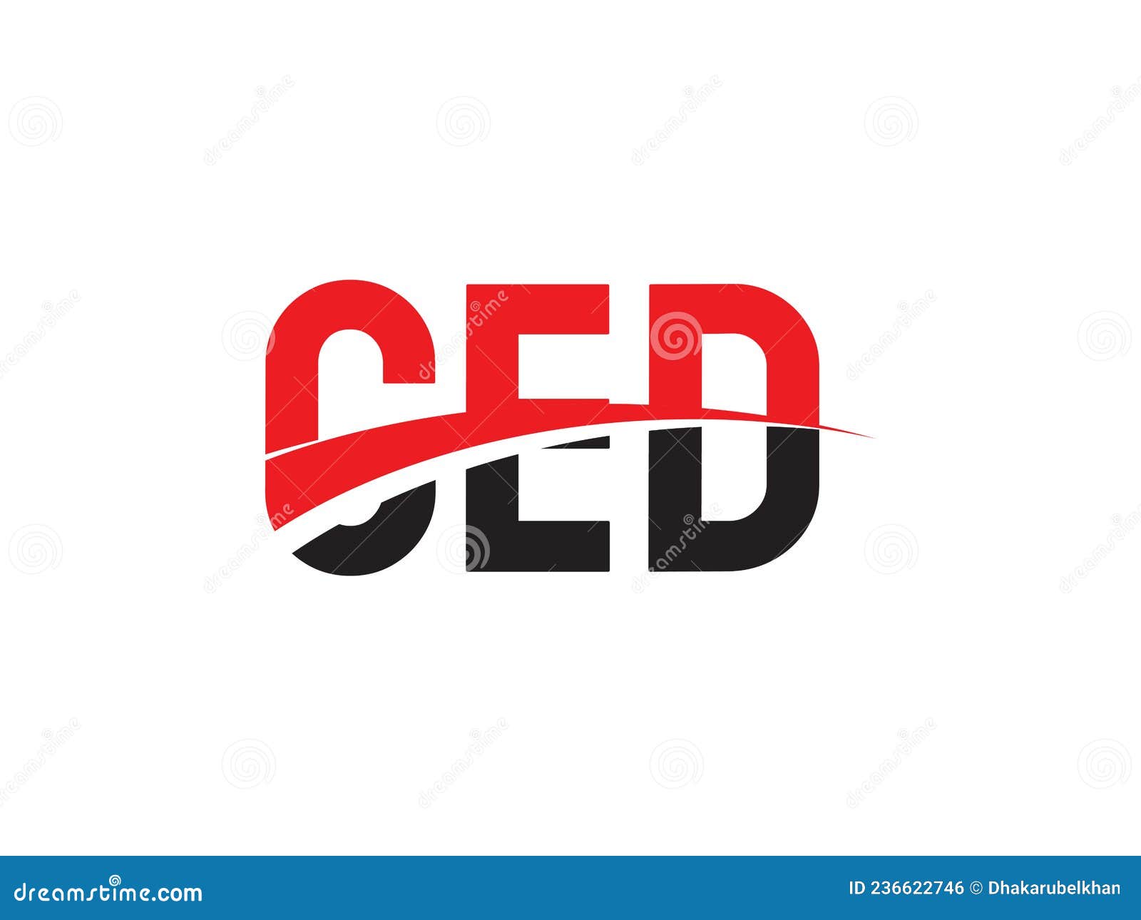 Ced Letter Initial Logo Design Vector Illustration Stock Vector Illustration Of Background