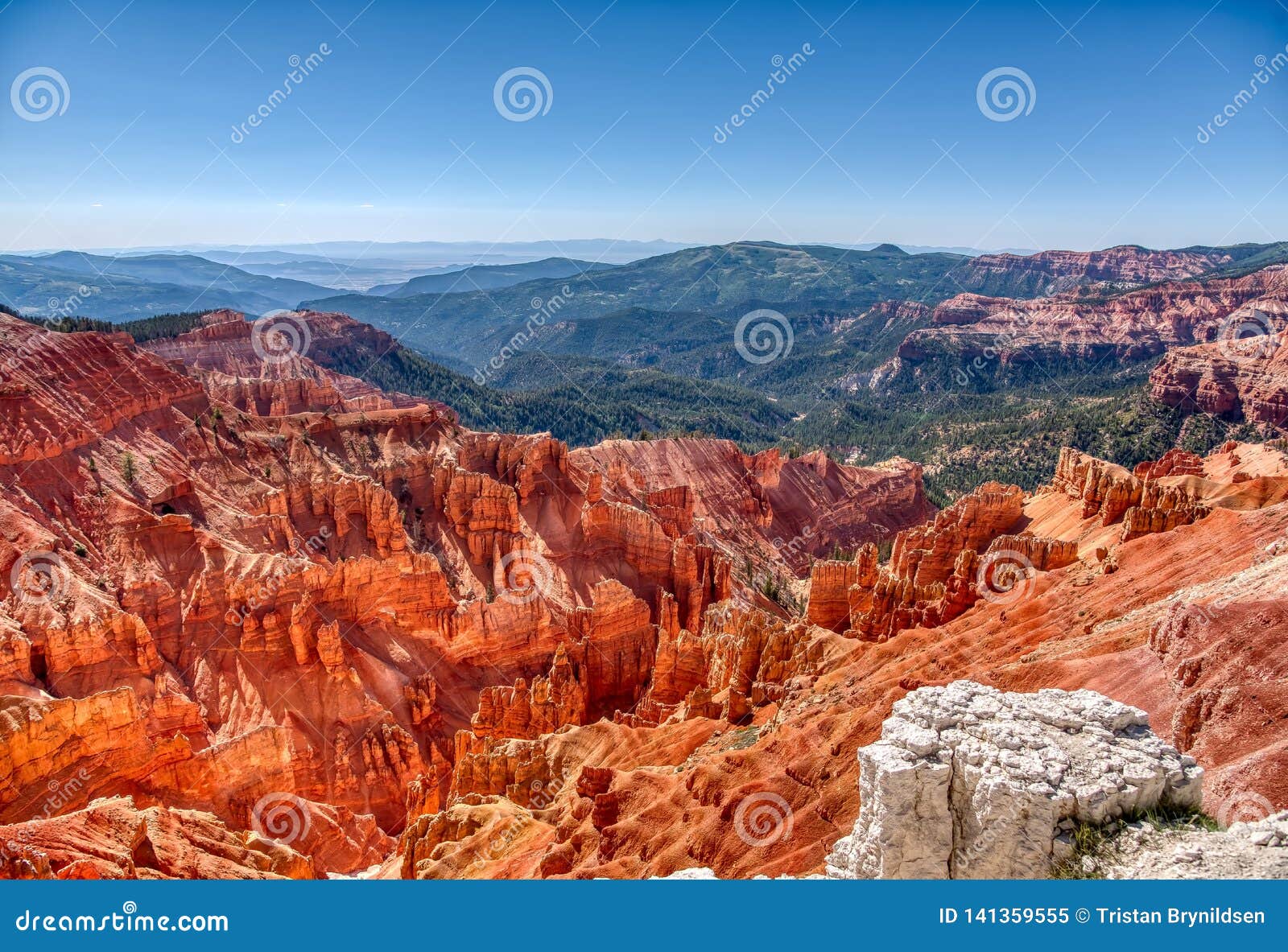Cedar Breaks National Monument in Utah Stock Image - Image of geology ...