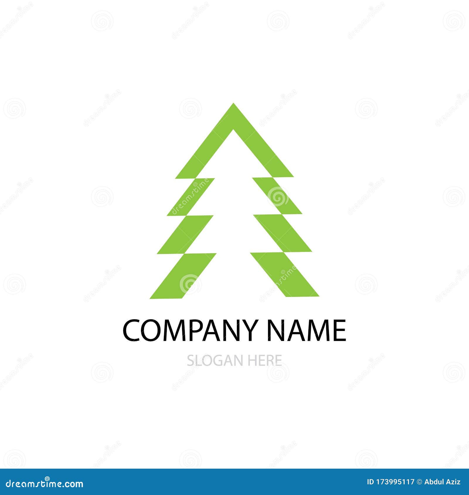 Cedar tree logo vector stock vector. Illustration of icon - 173995117