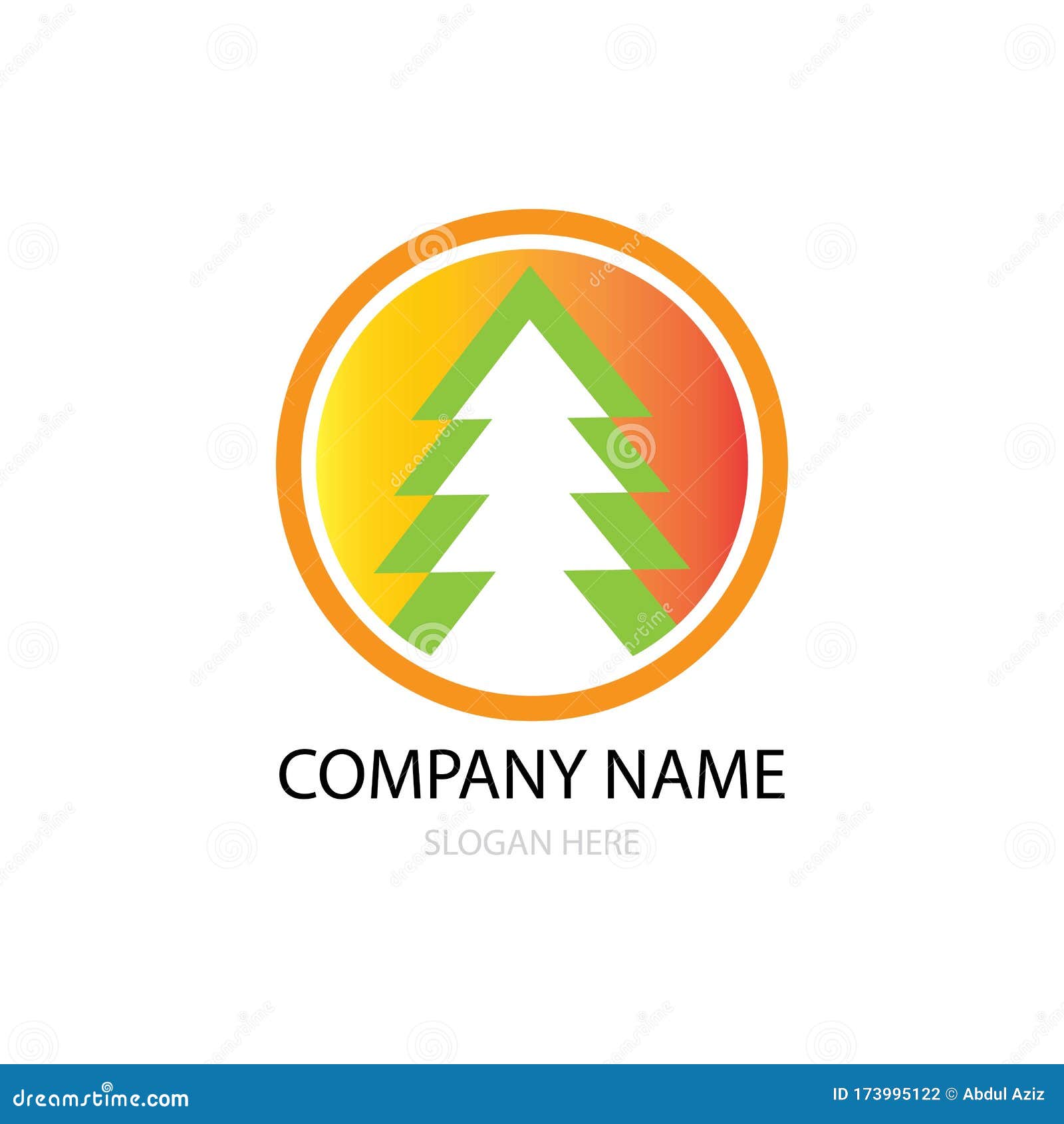 Cedar tree logo vector stock vector. Illustration of wood - 173995122