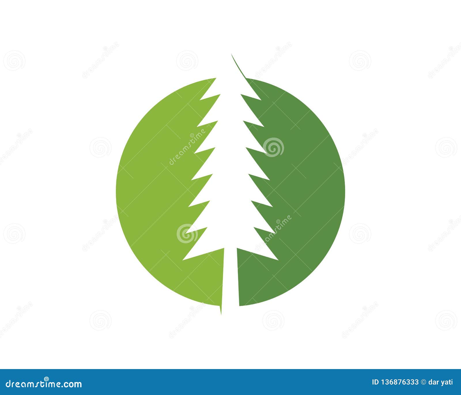 Cedar Tree Logo Template Illustration Stock Vector - Illustration of ...
