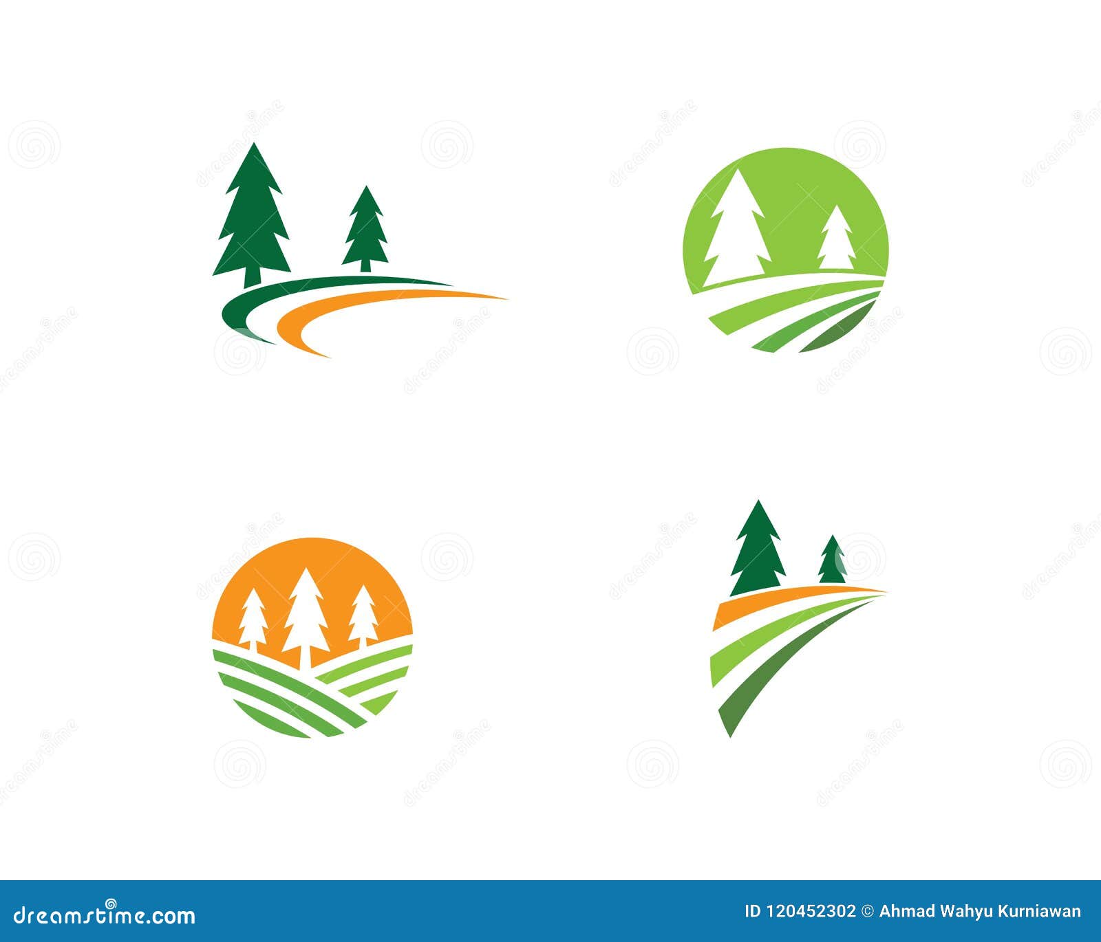 Cedar tree Logo template stock vector. Illustration of environment ...