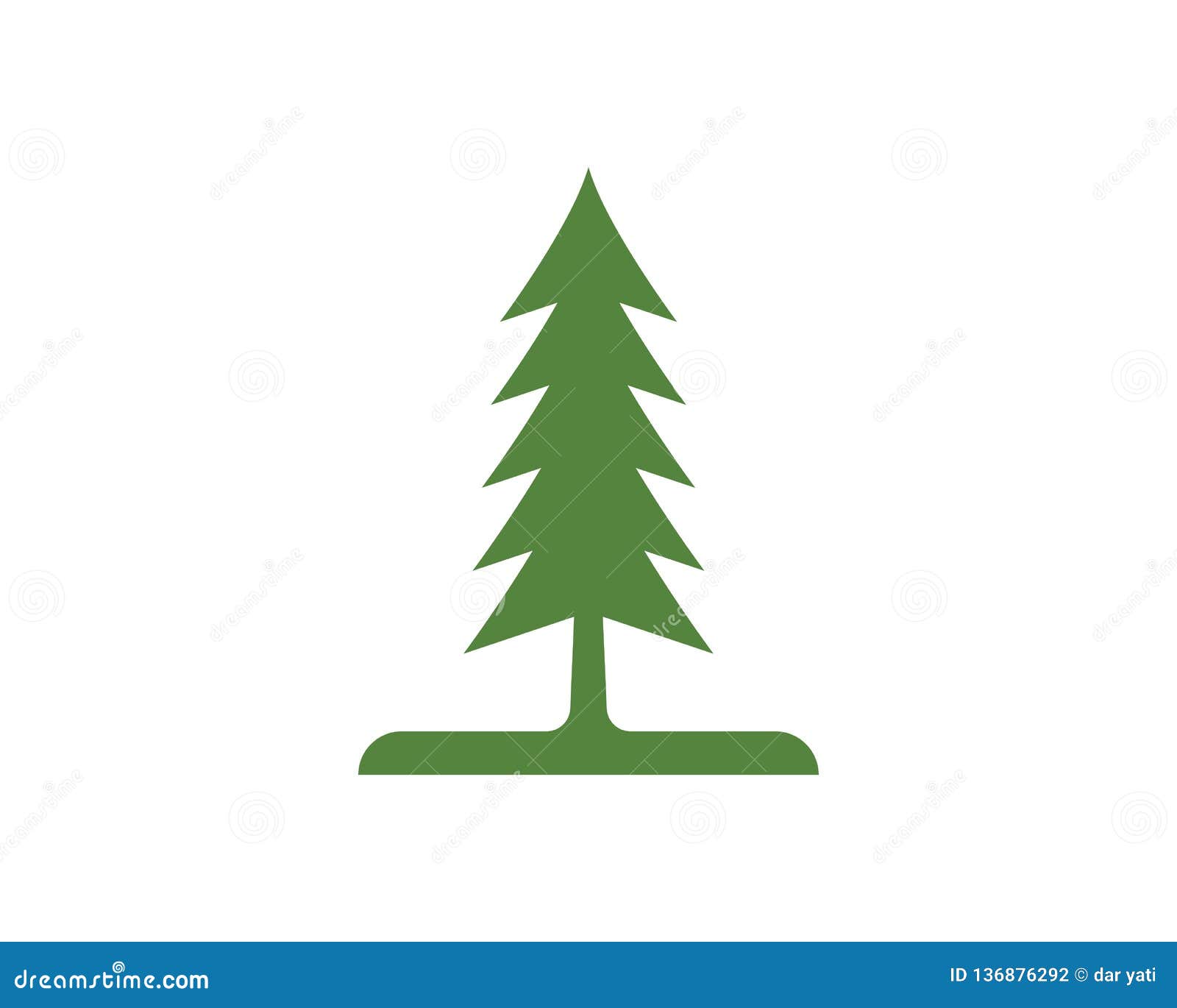 Cedar Tree Logo Template Illustration Stock Photo - Image of cedar ...