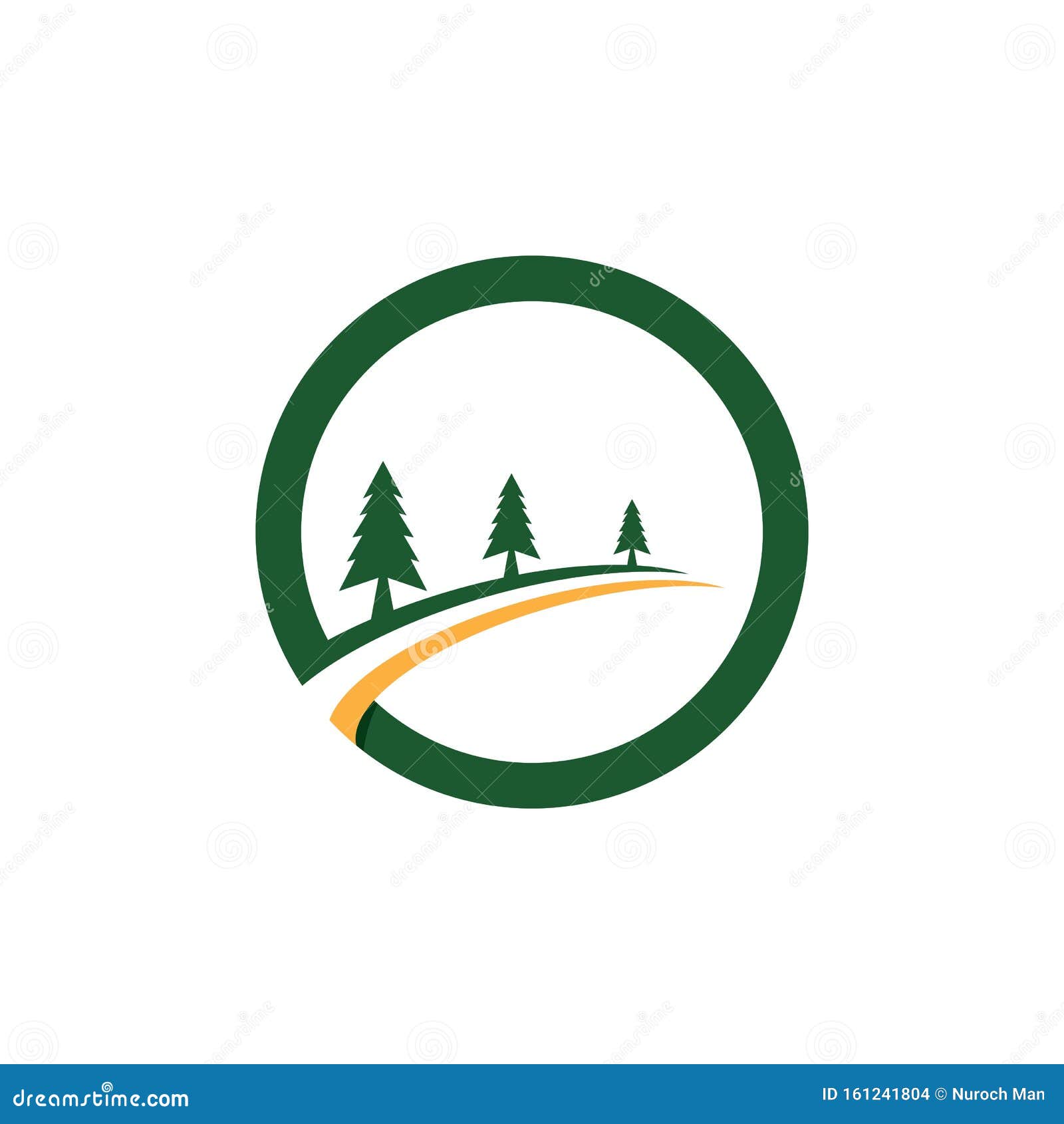 Cedar Tree Logo Template Illustration Design Stock Vector ...
