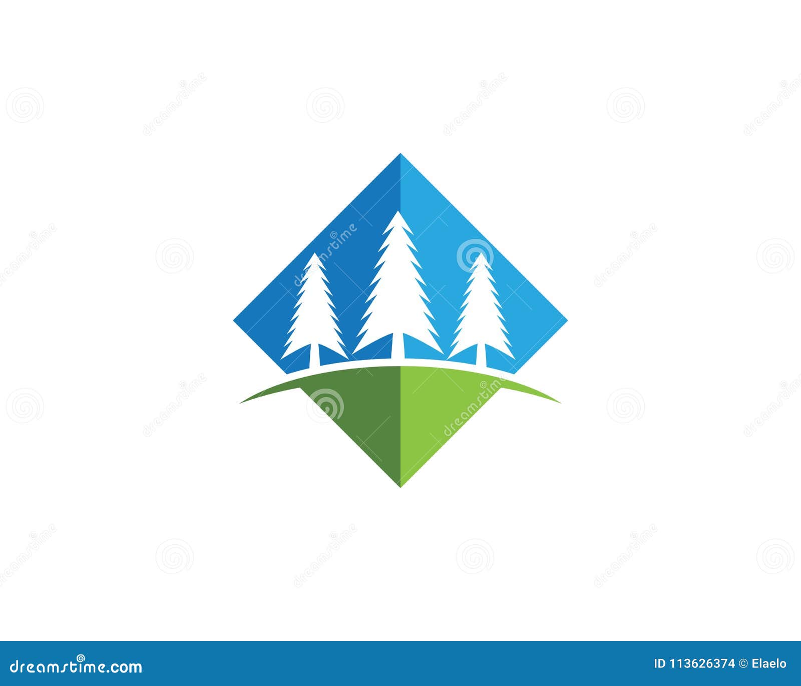 Cedar Tree Logo Template Vector Stock Vector - Illustration of nature ...
