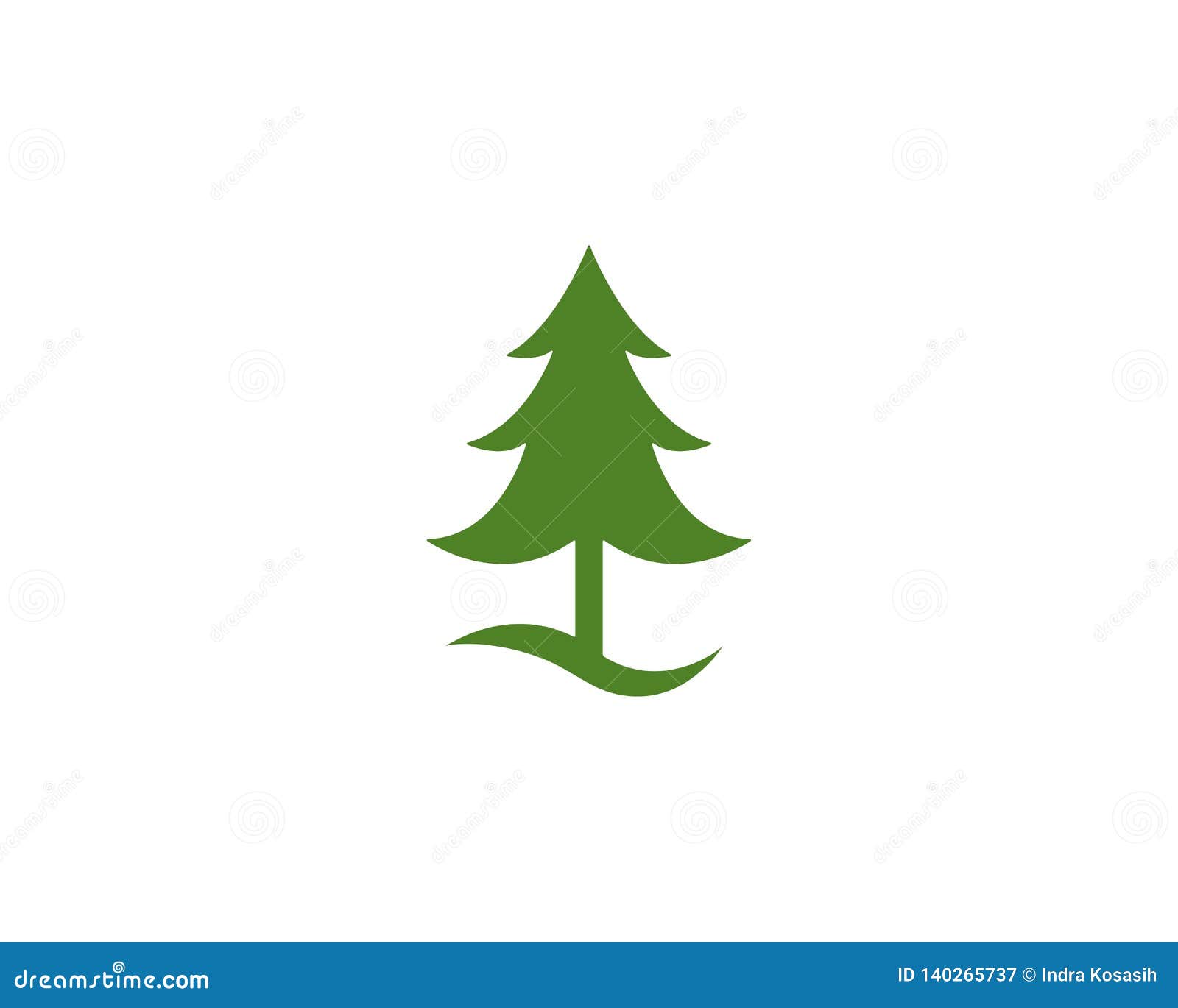 Cedar Tree Logo Template Vector Icon Illustration Stock Vector ...