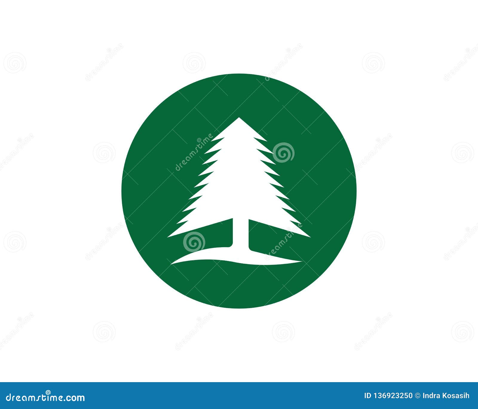 Cedar tree Logo template stock vector. Illustration of finance - 136923250