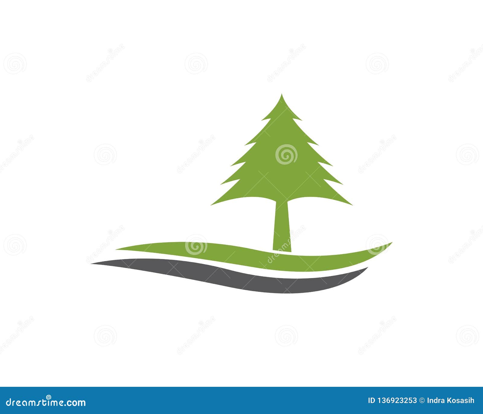 Cedar tree Logo template stock vector. Illustration of professional ...