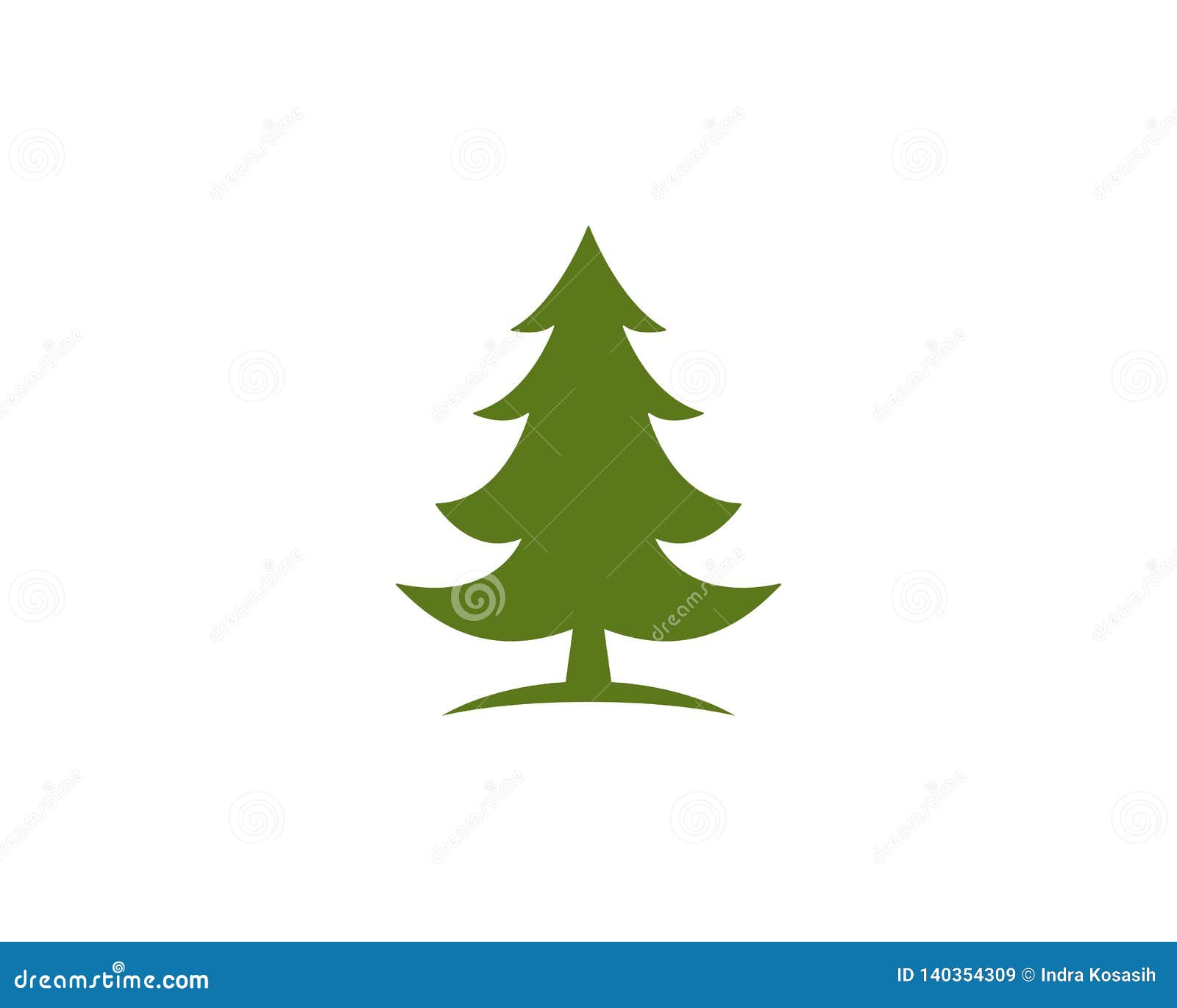 Cedar Tree Logo Template Vector Icon Illustration Stock Vector ...