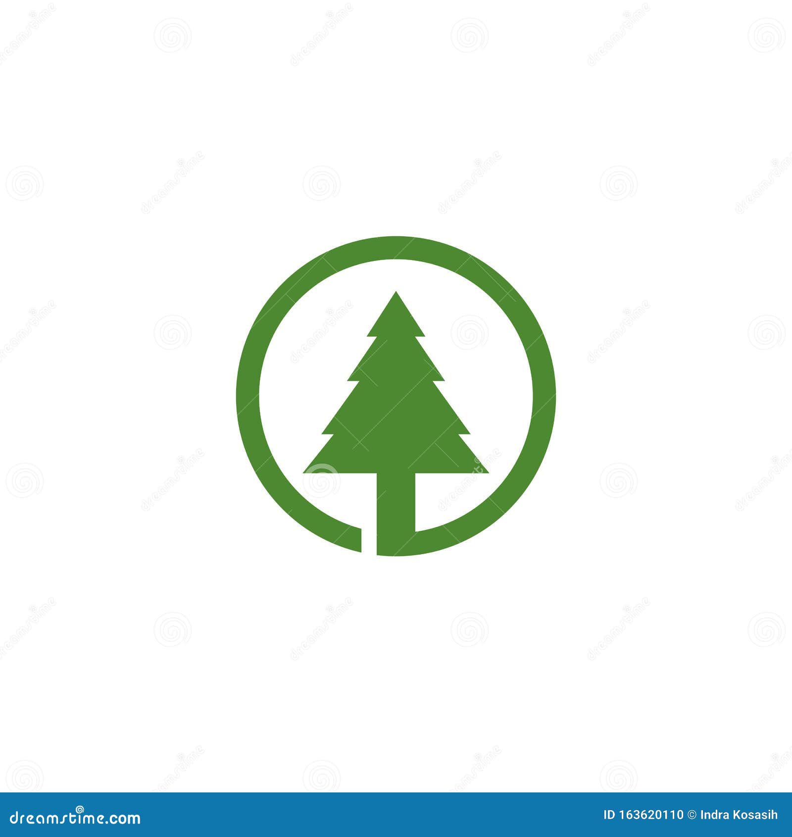 Cedar Tree Logo Template Vector Icon Illustration Stock Vector ...