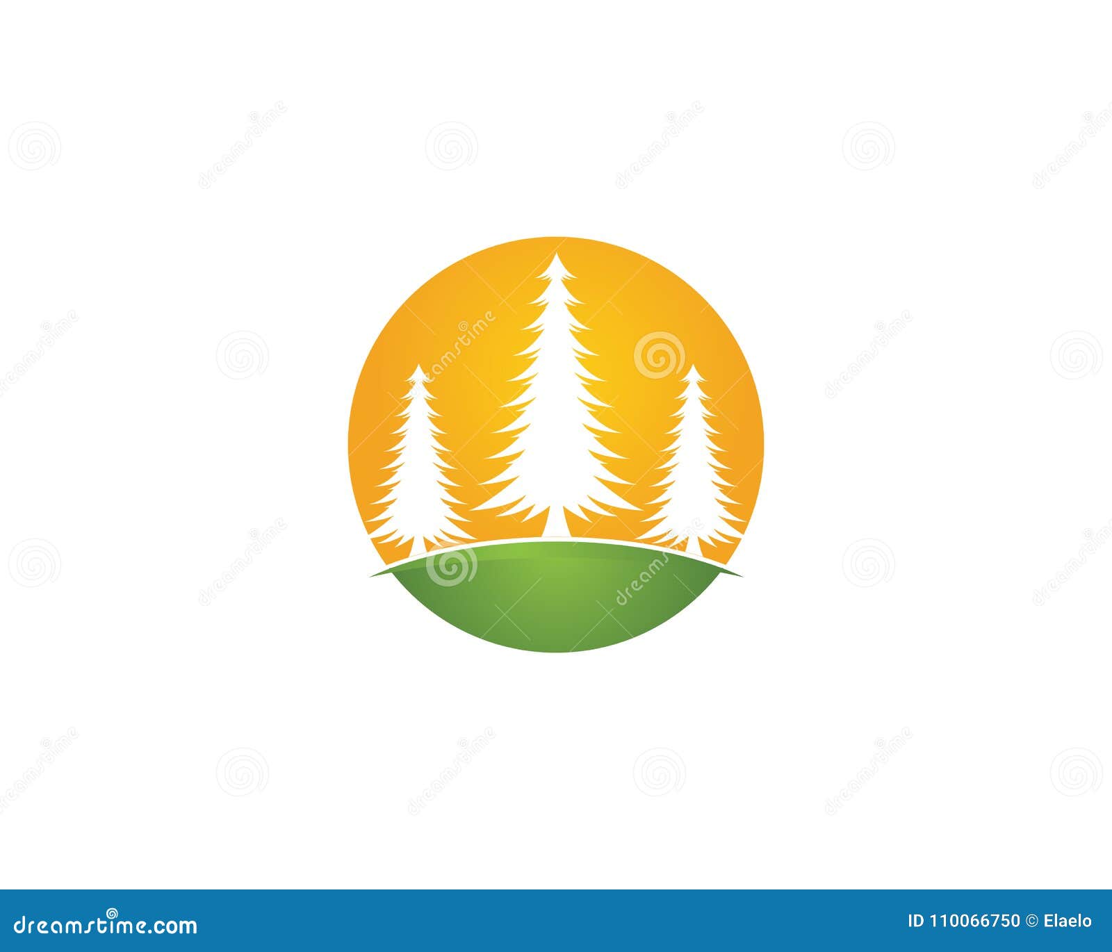Cedar tree Logo template stock vector. Illustration of elegant - 110066750