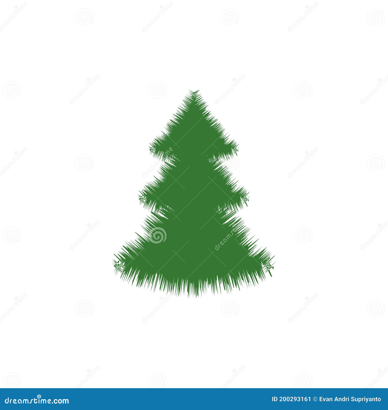 Cedar Tree Vector Icon Illustration Design Template Stock Vector ...