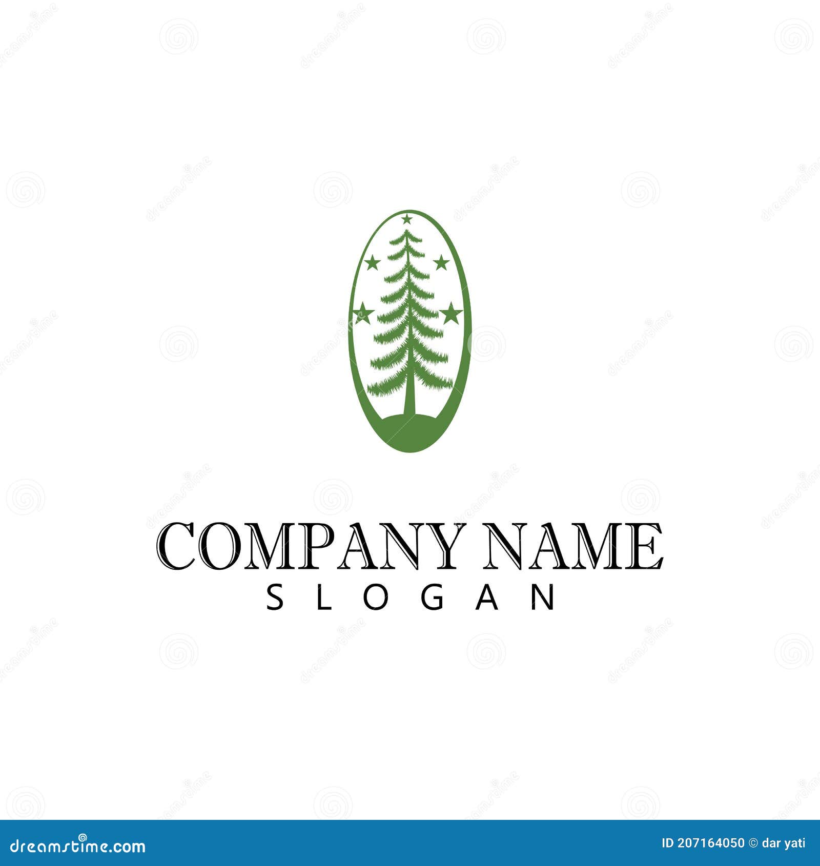 Cedar Tree Vector Icon Illustration Design Template Stock Vector ...