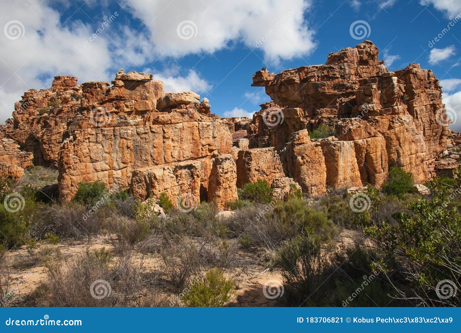 Cederberg Mountain Wilderness Area Scene 12819 Stock Image - Image of ...