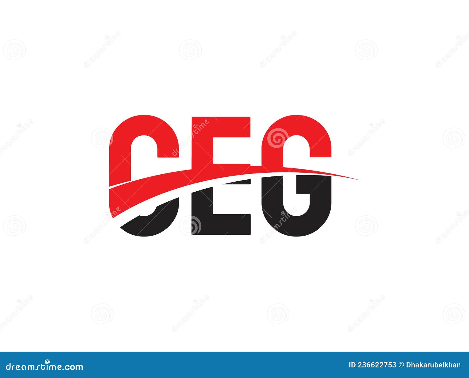 CEG Letter Initial Logo Design Vector Illustration Stock Vector ...