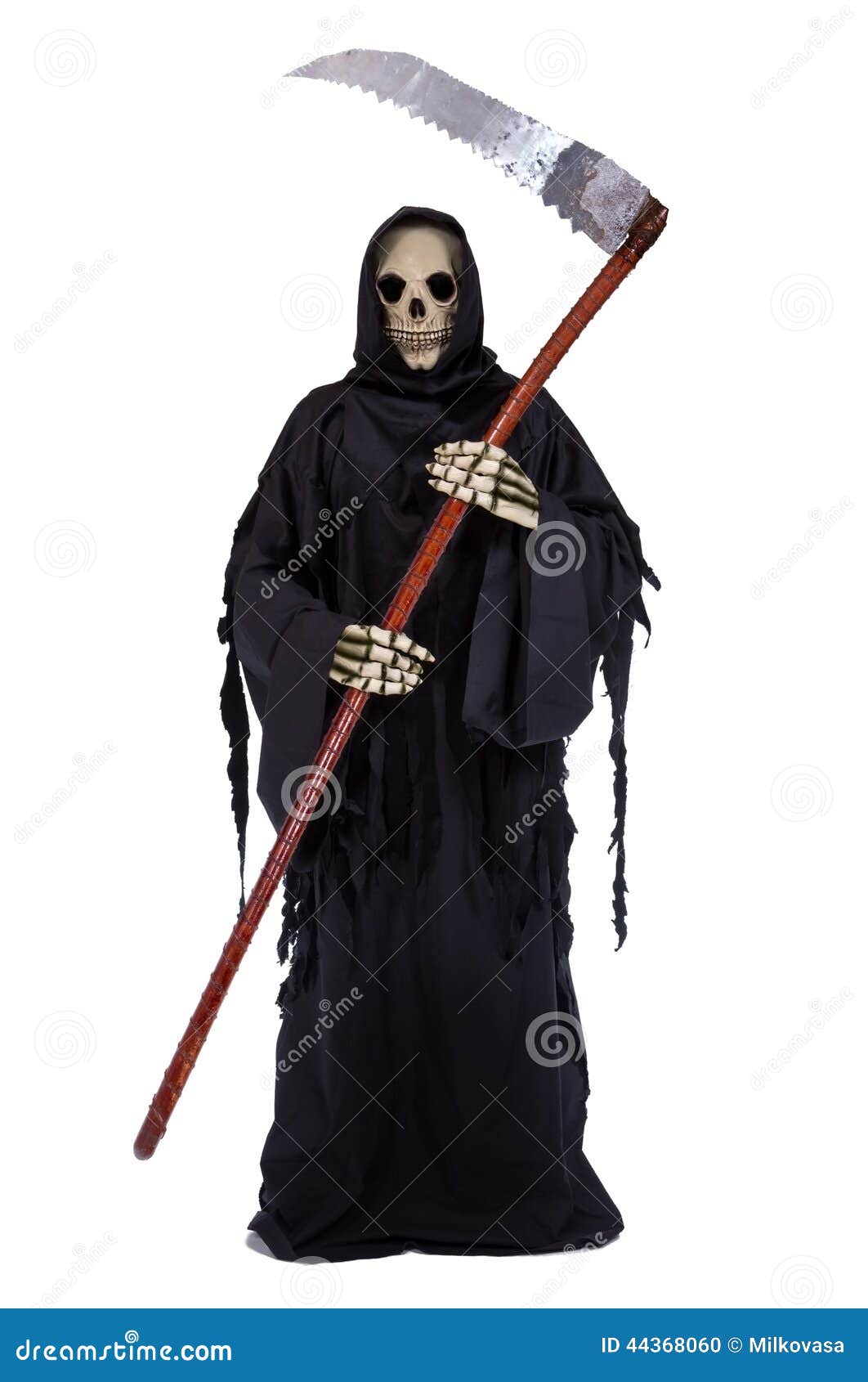 Ceifador com foice foto de stock. Imagem de fantasma - 44368060