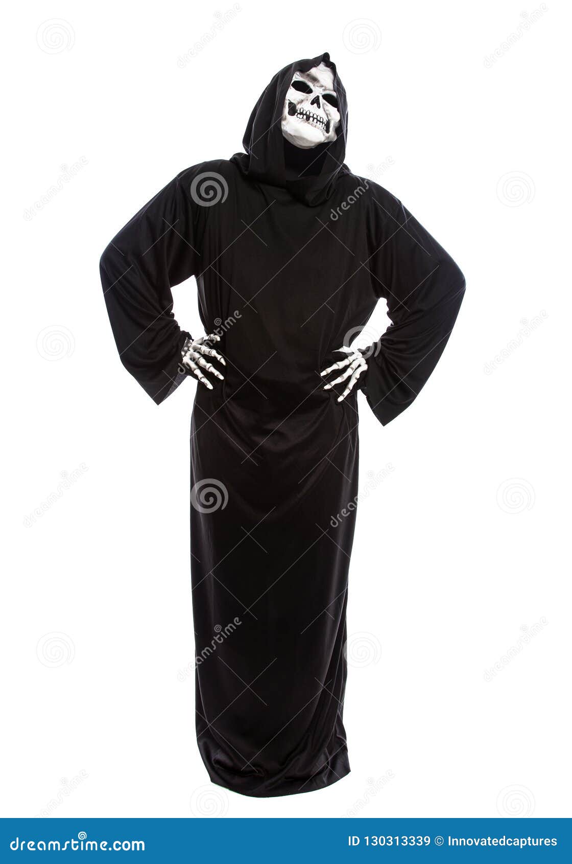 Ceifador Irritado Ghost De Esqueleto Imagem de Stock - Imagem de raiva ...