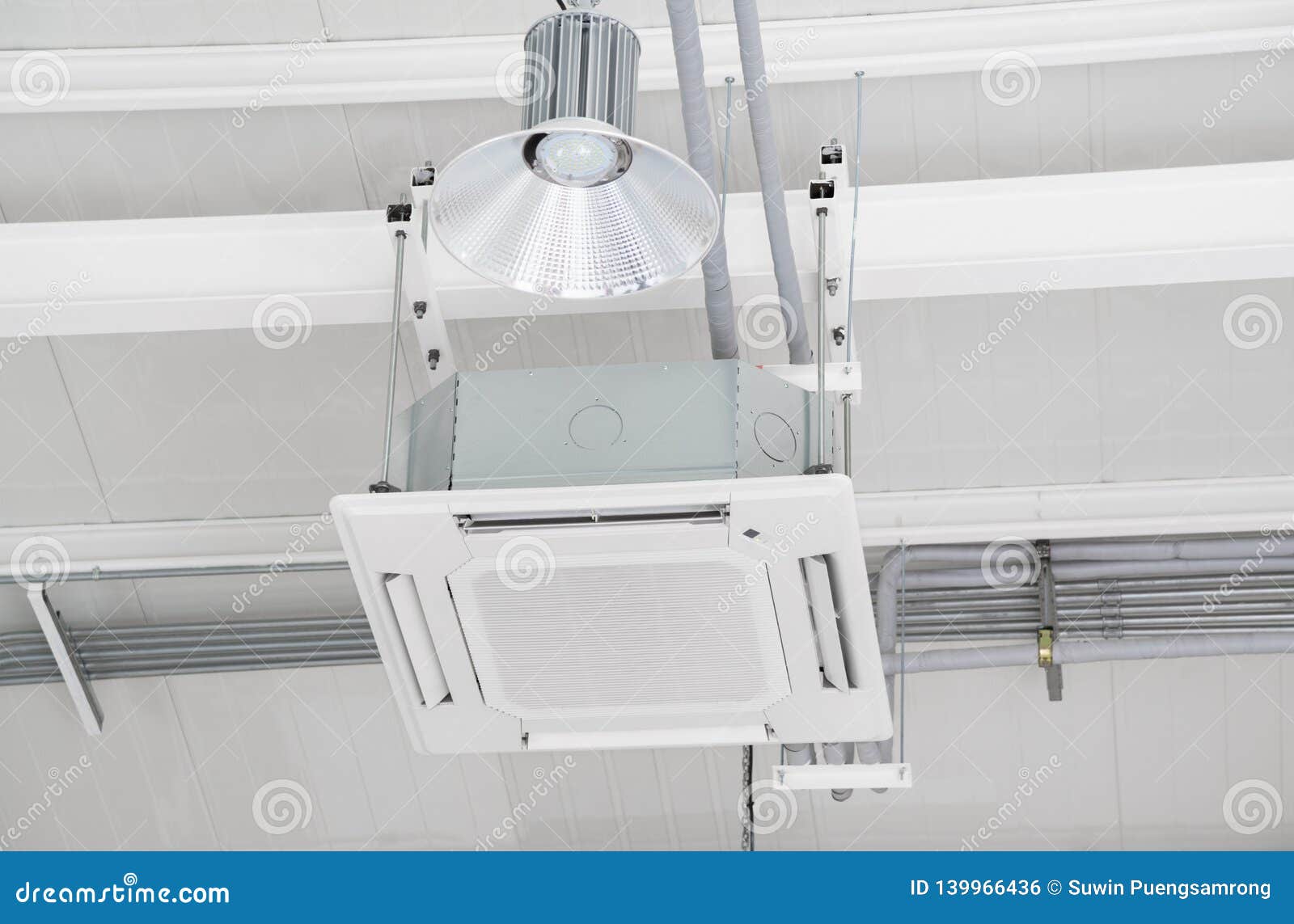 Ceiling Air Conditioner, Split System Royalty-Free Stock Image ...