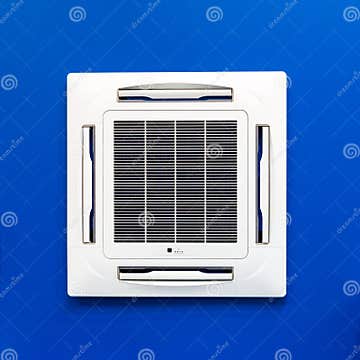 Ceiling Air Conditioner, Split System Stock Photo - Image of ceiling ...