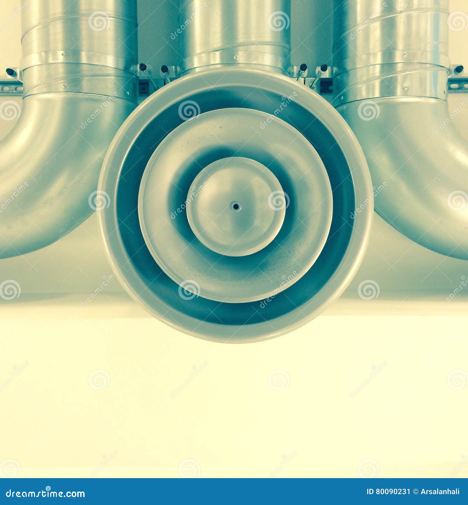 Ceiling Air Vent in Colour stock image. Image of freshair - 80090231