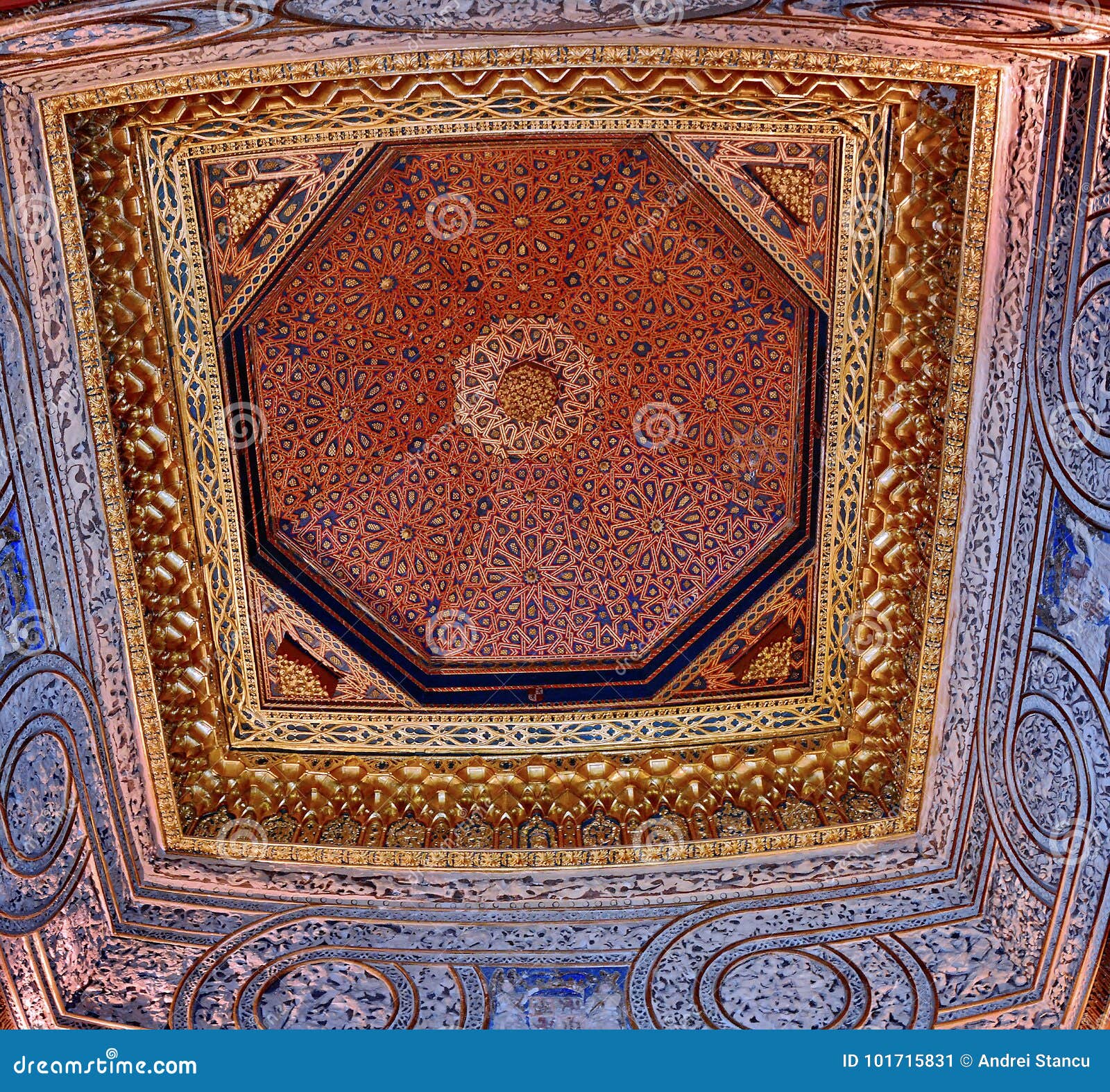 Ceiling Castle stock image. Image of travel, background - 101715831