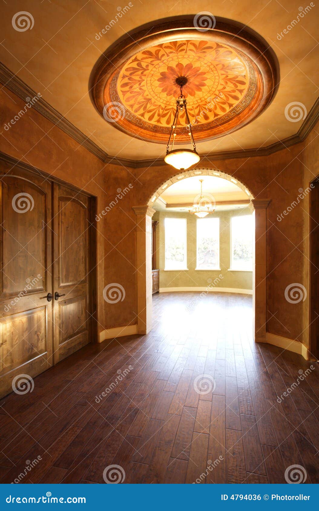 Ceiling art in a Mansion stock photo. Image of luxury - 4794036