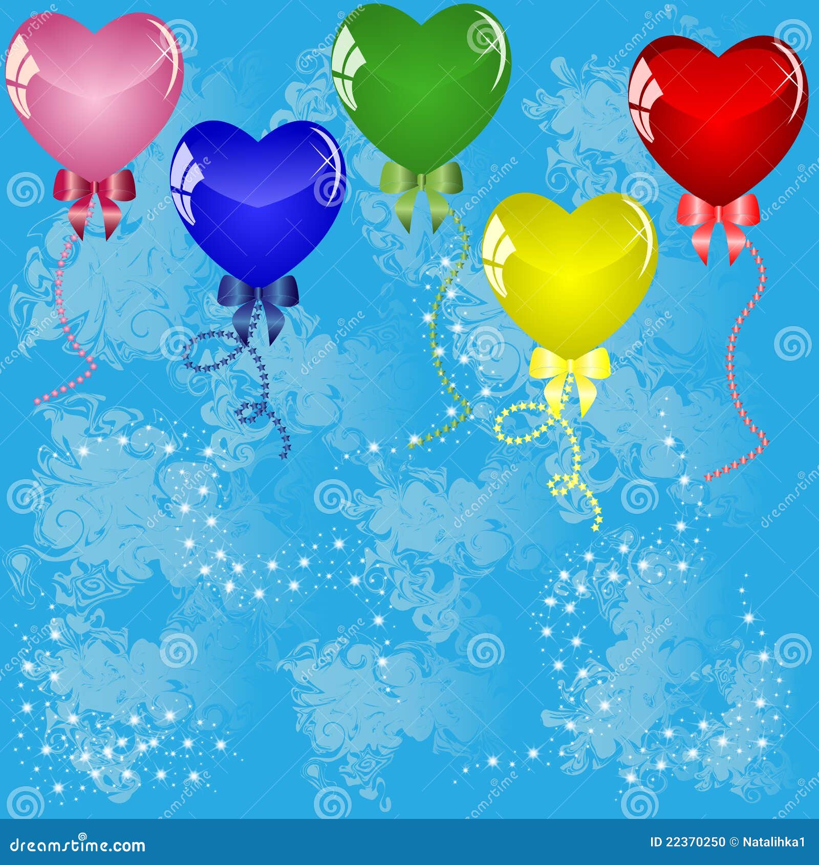Ceiling balloons stock illustration. Illustration of colors - 22370250