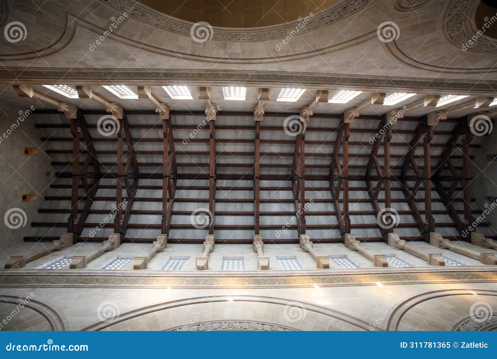 Ceiling of the Basilica of the Transfiguration at Mount Tabor, Israel ...