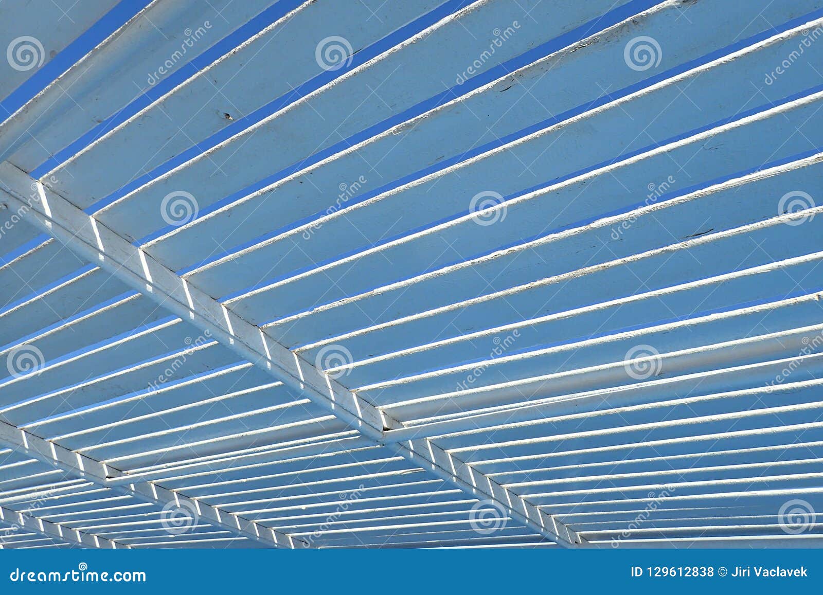 Ceiling in boat stock photo. Image of rope, river, boat - 129612838