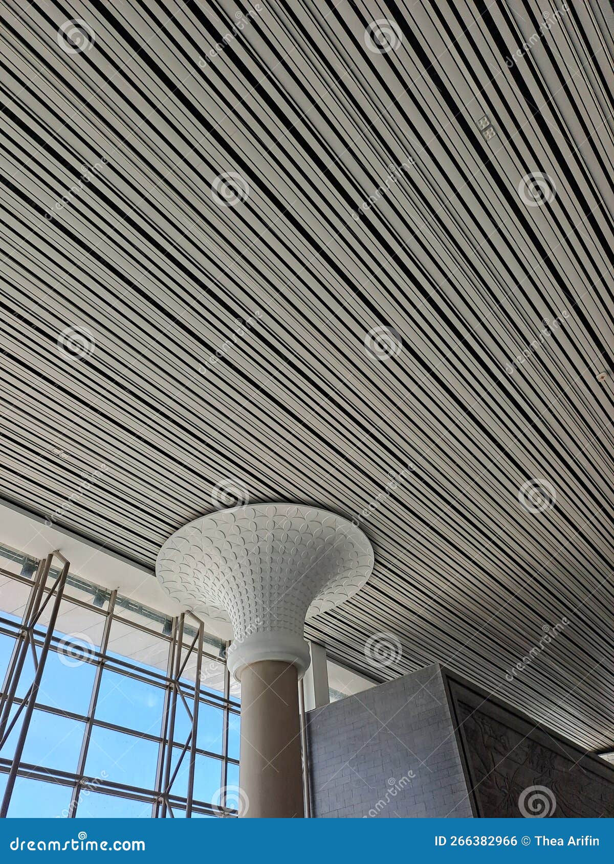 Ceiling Building with Minimalist Design and Elegant Color Stock Photo ...