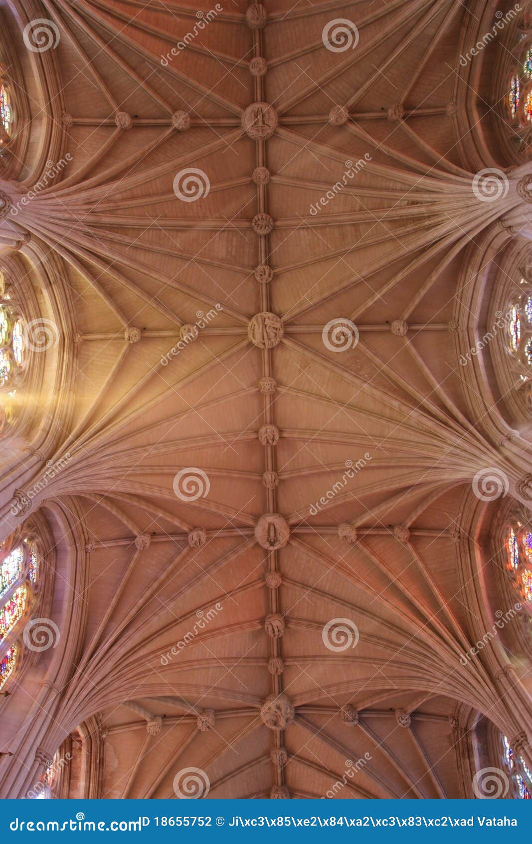 Ceiling in Cathedral stock photo. Image of gothic, detail - 18655752